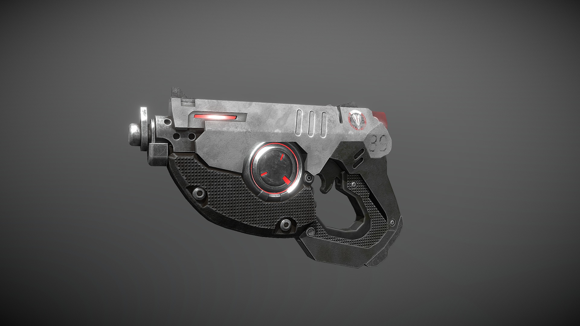 Blackwatch Tracer Gun - 3D model by Nicholas Olsen (@Chainheart ...