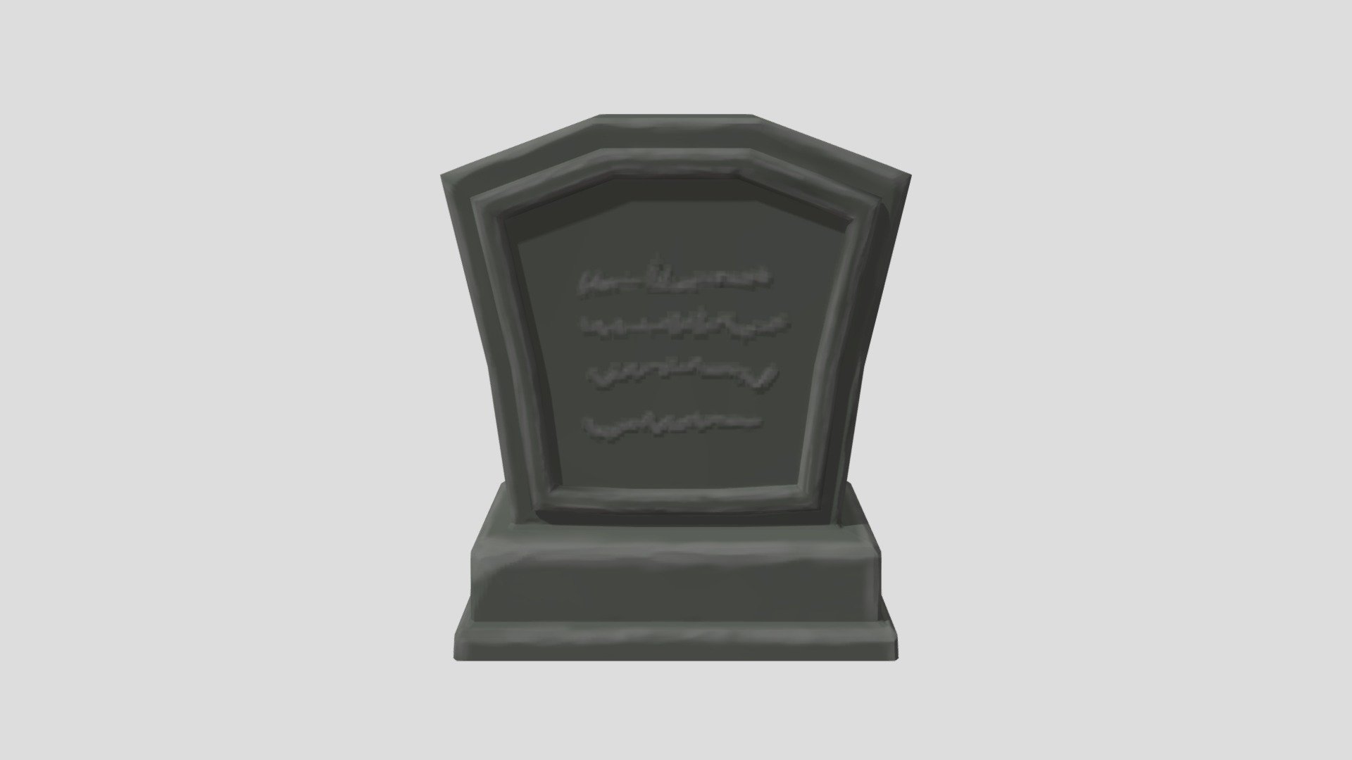 Gravestone - 3D model by Nicholas.baker [6c757de] - Sketchfab