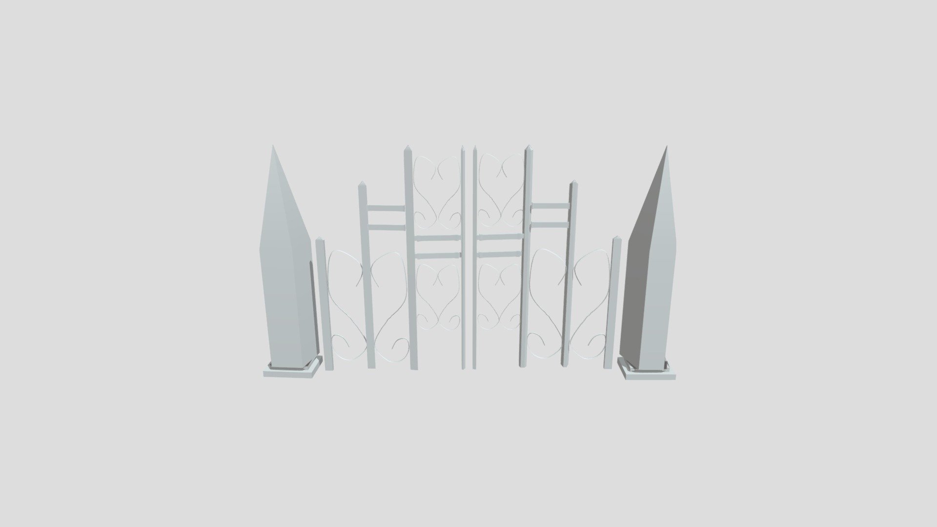Gate - 3D model by John_L (@John_L99) [6c76196] - Sketchfab