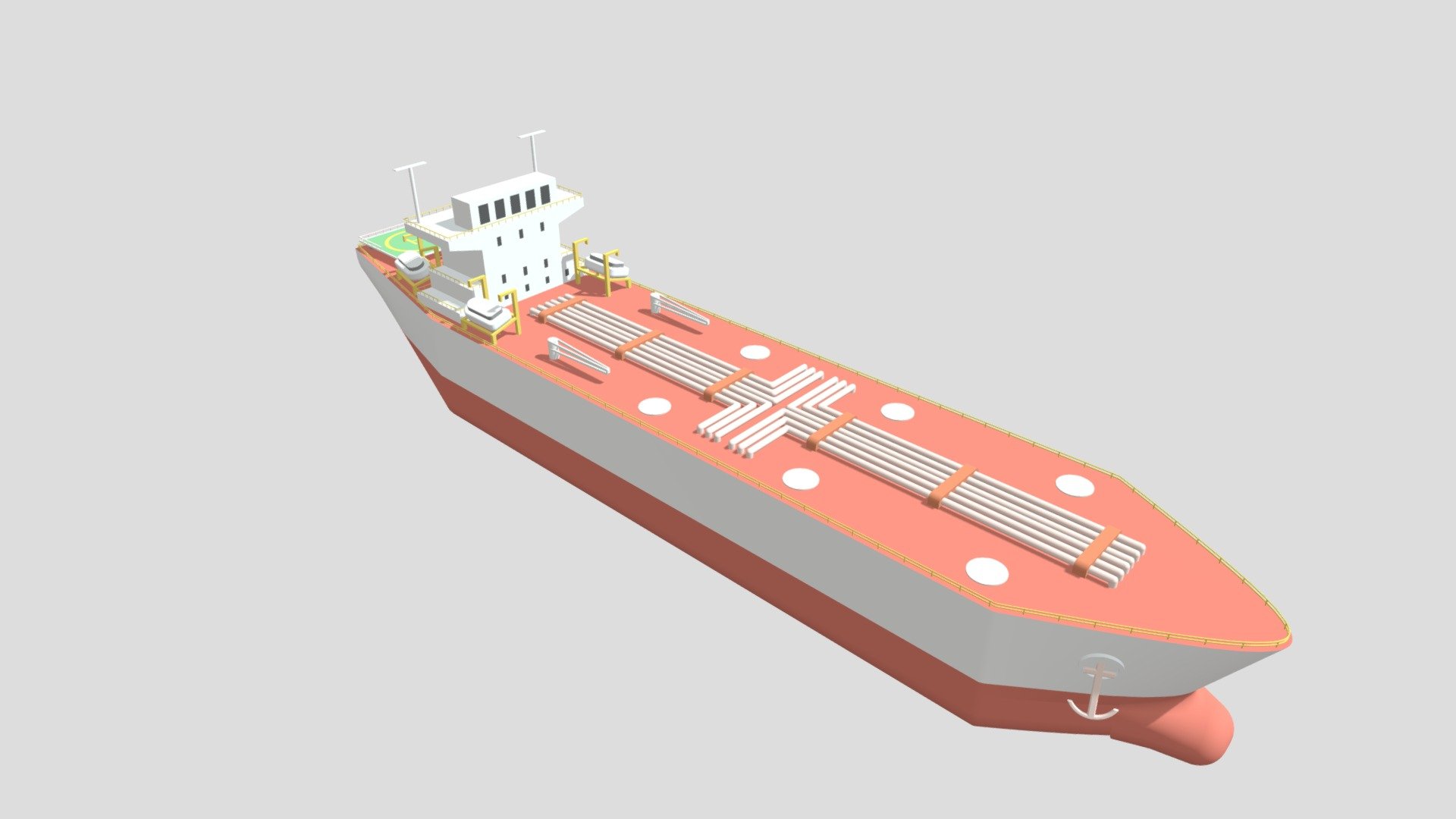 Oil Tanker - 3D model by IRC UTP (@irc-utp) [6c76588] - Sketchfab