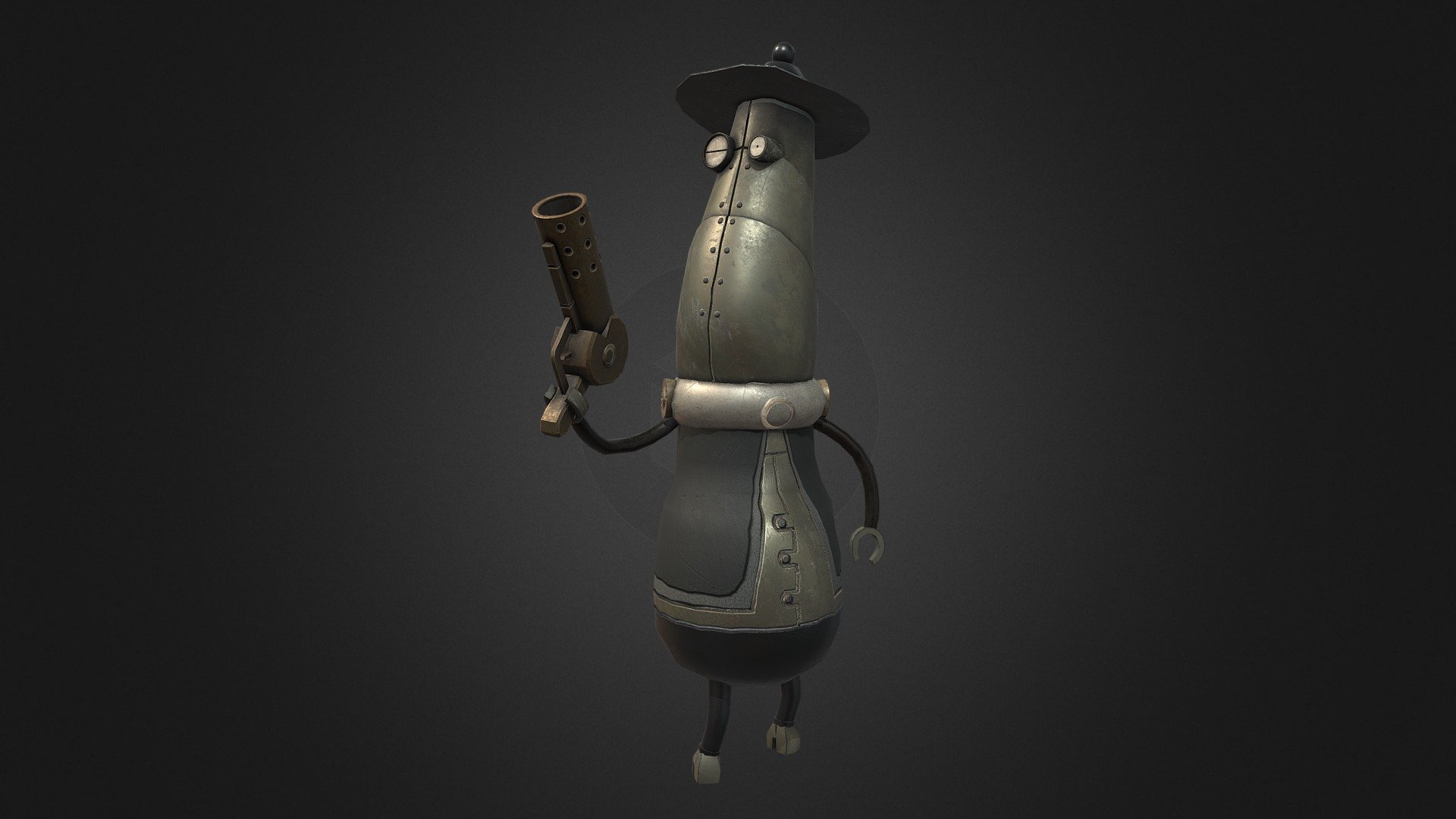 Black Cap Leader - Machinarium - Buy Royalty Free 3D model by Karine ...