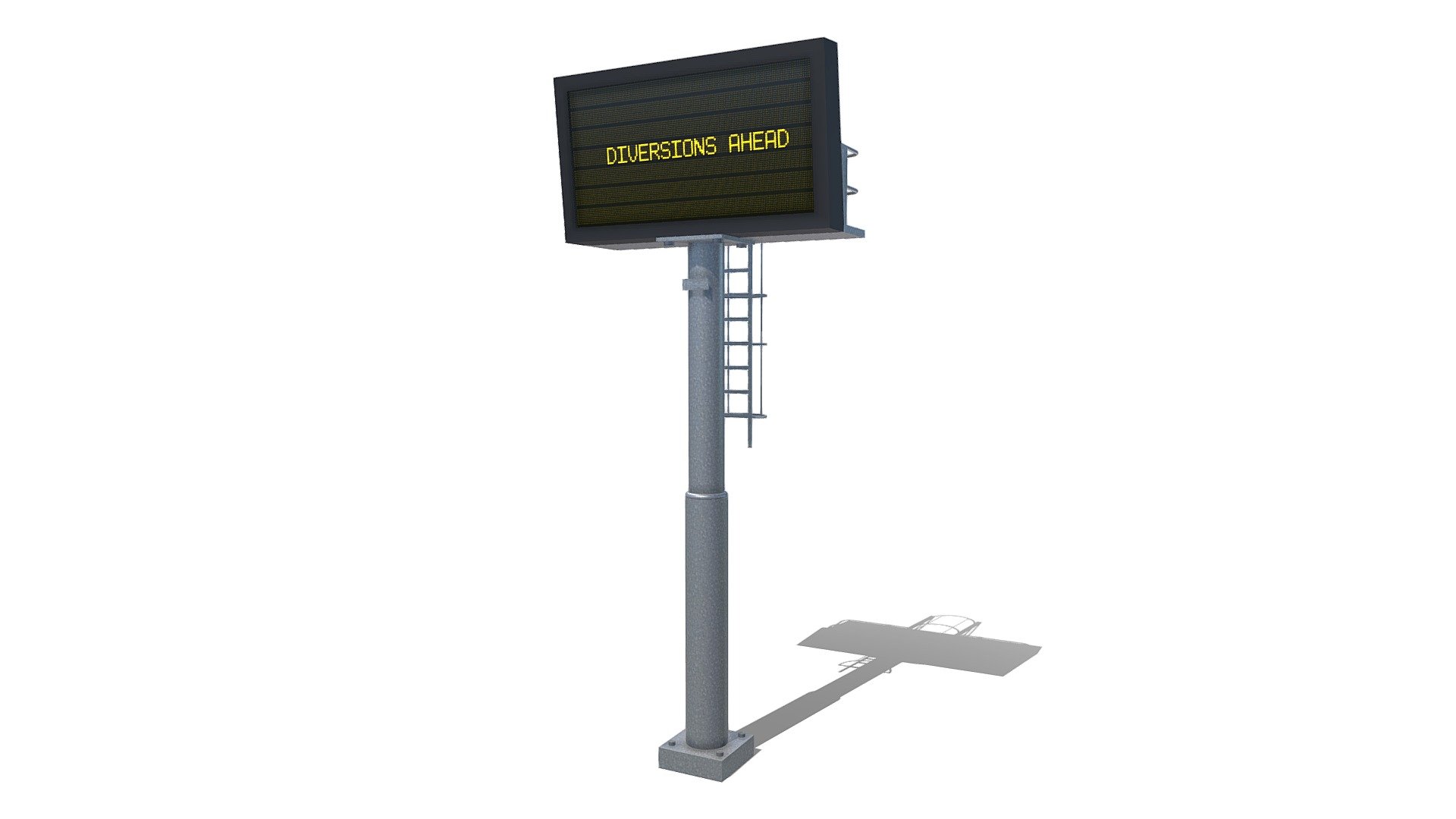 Highway / Interstate / Freeway / Motorway Sign - Buy Royalty Free 3D ...
