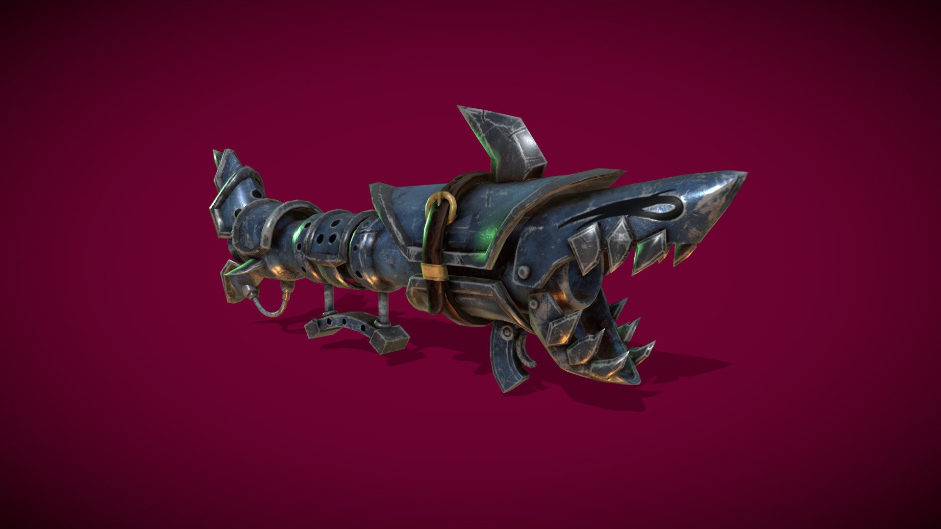 League_of_Legends_-_Jinx_Fishbones_Bazooka_-_3D_ - 3D model by ...