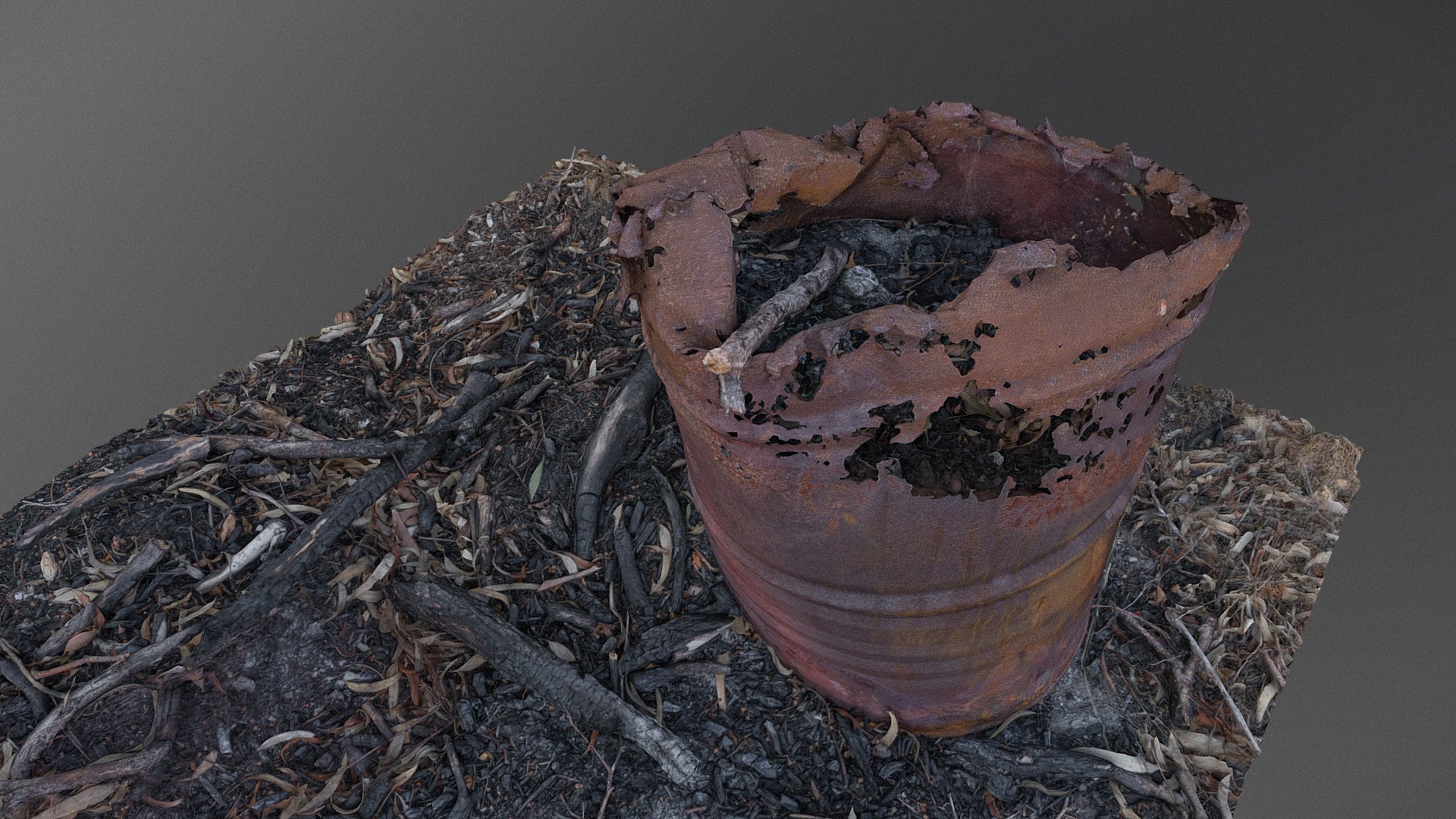 Burnt barrel - Buy Royalty Free 3D model by matousekfoto [6c78faa ...
