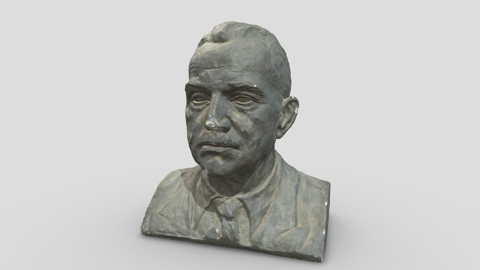Porträt 1950 DDR - 3D model by gussbronze [6c799ea] - Sketchfab
