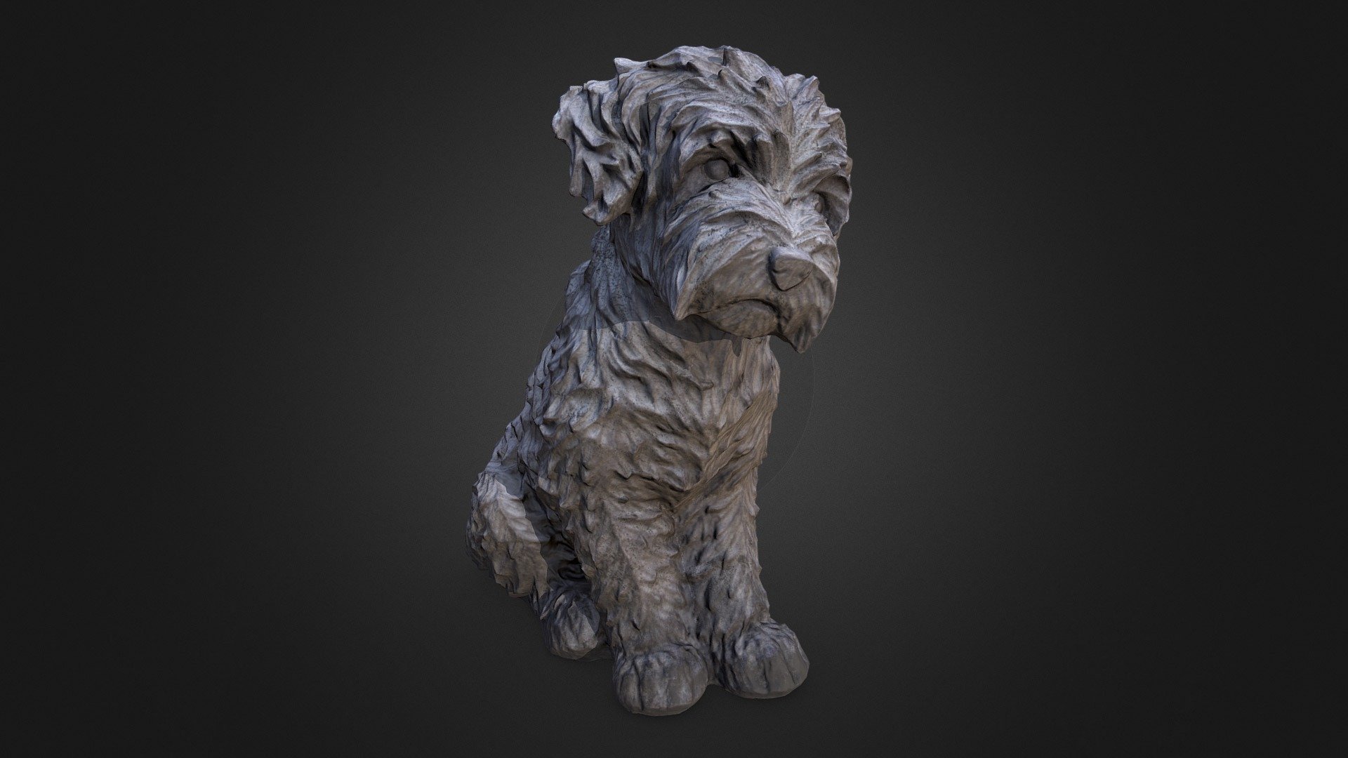 University Project - Cockapoo Sculpture Scan - 3D model by Matt Dodd ...