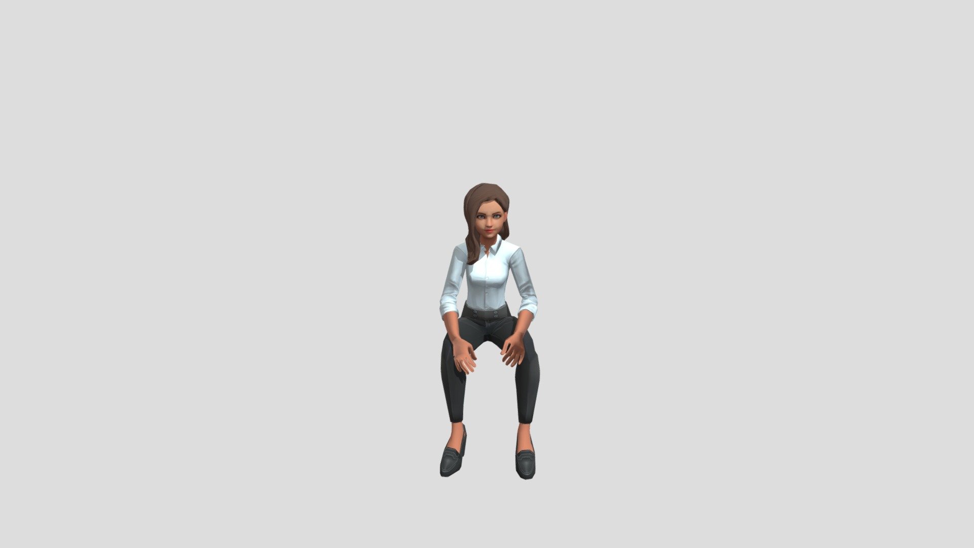 Sitting Idle woman avatar - Download Free 3D model by pfxfablab [6c7a727] - Sketchfab