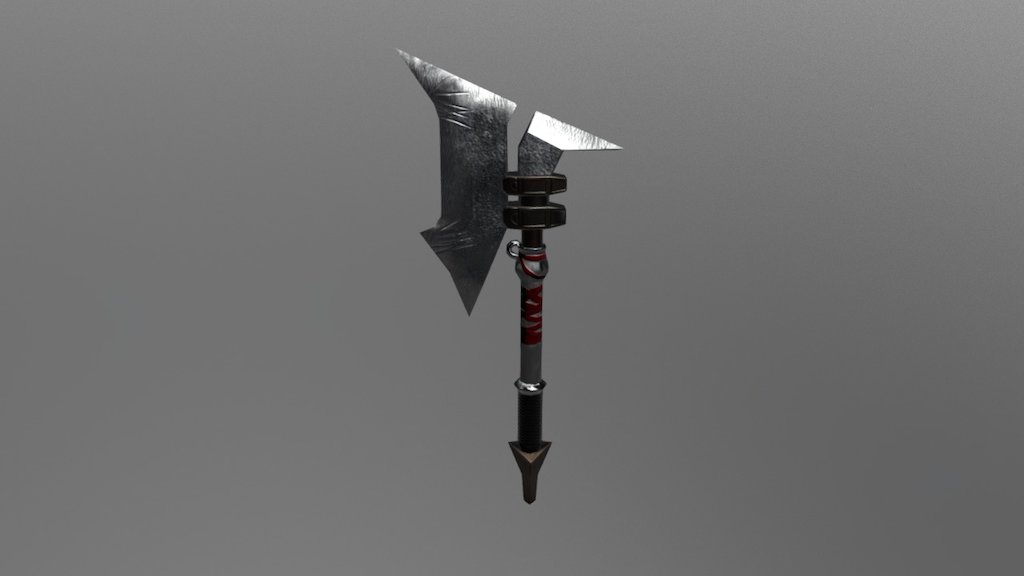 One Handed Axe (Worn) - 3D model by Dustin Stomboly (@TheStombo ...