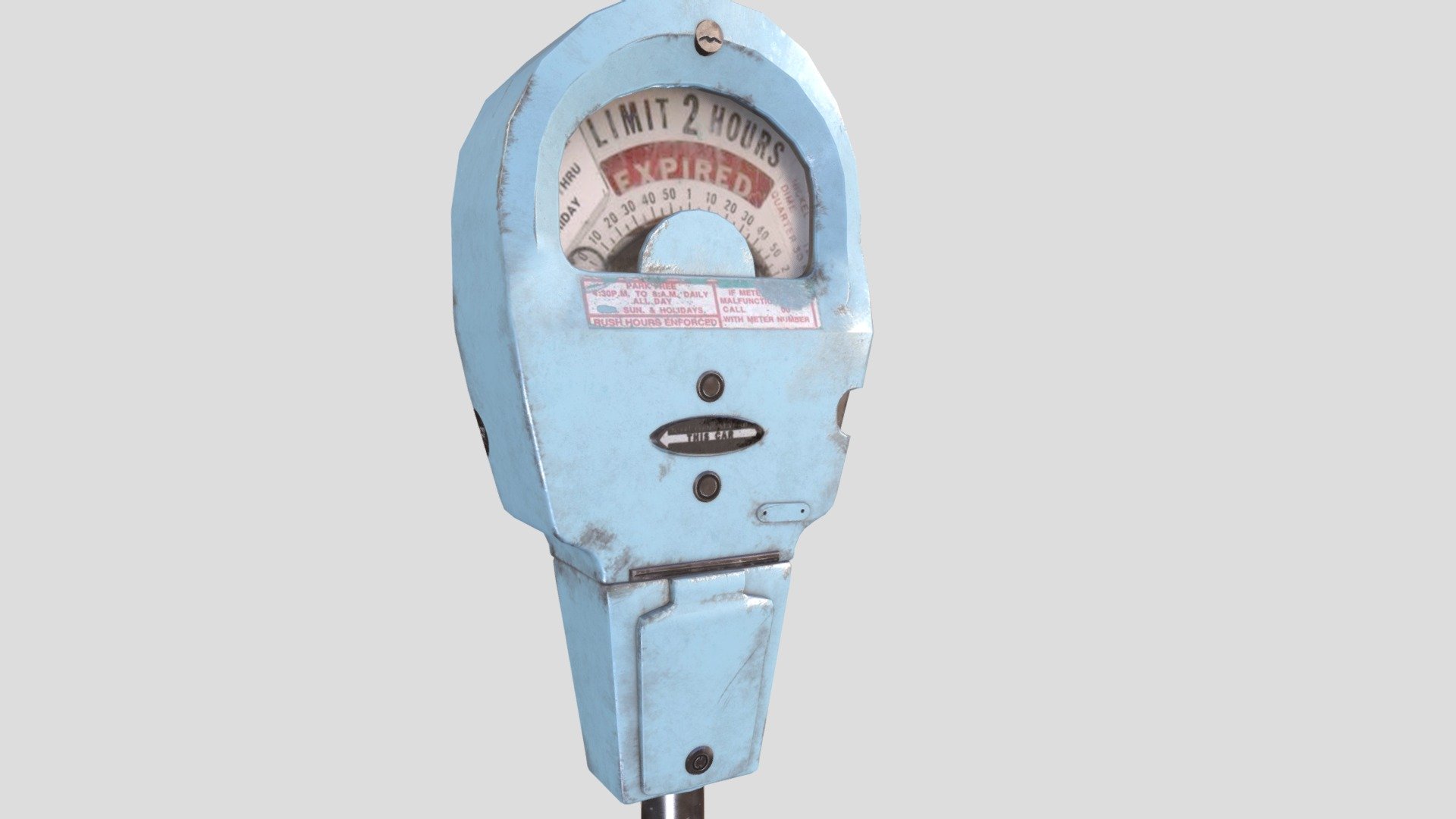 Parking_Meter_Display - 3D model by snoozydev [6c7b5af] - Sketchfab