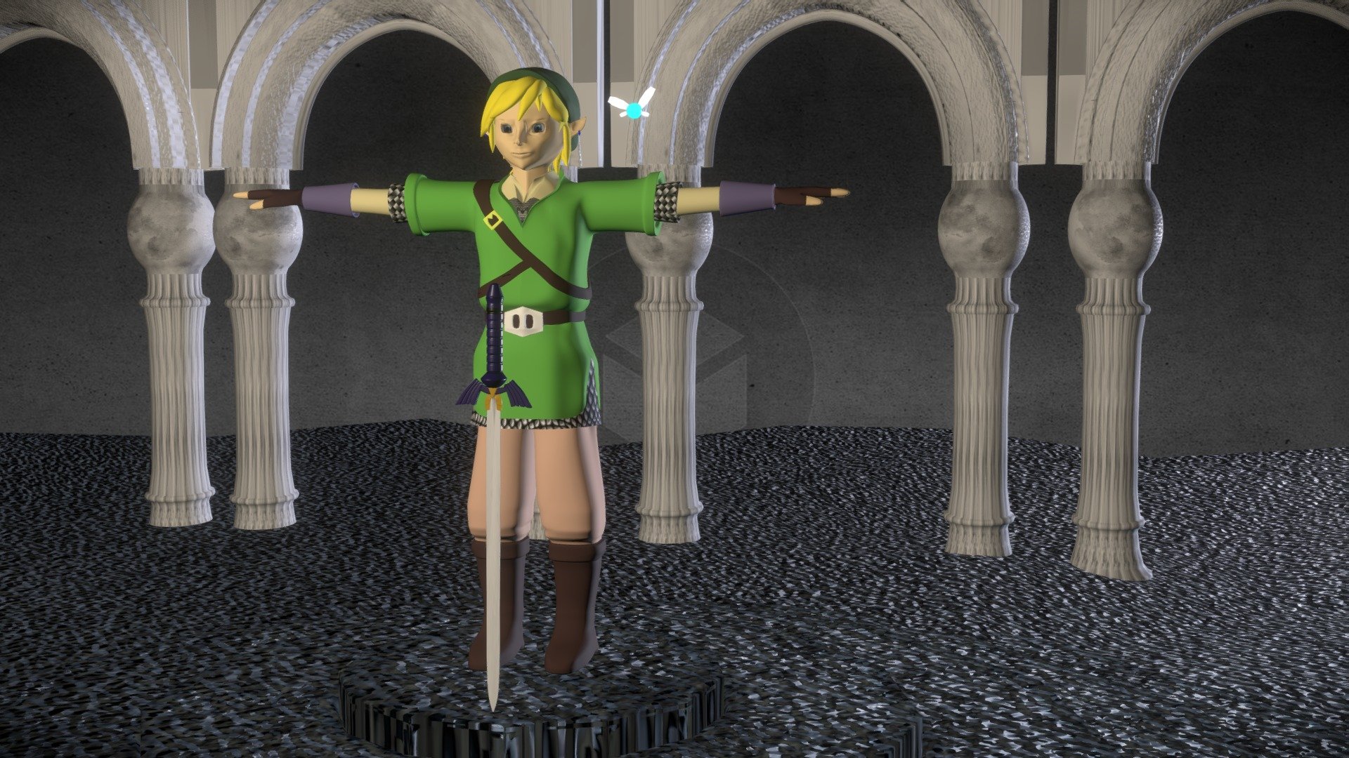 Zelda / Link Model Character 2018 - 3D model by Joan Montes ...