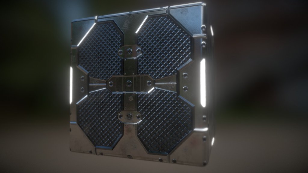 Sci Fi Metal Crate - 3D model by adambielecki [6c7f107] - Sketchfab