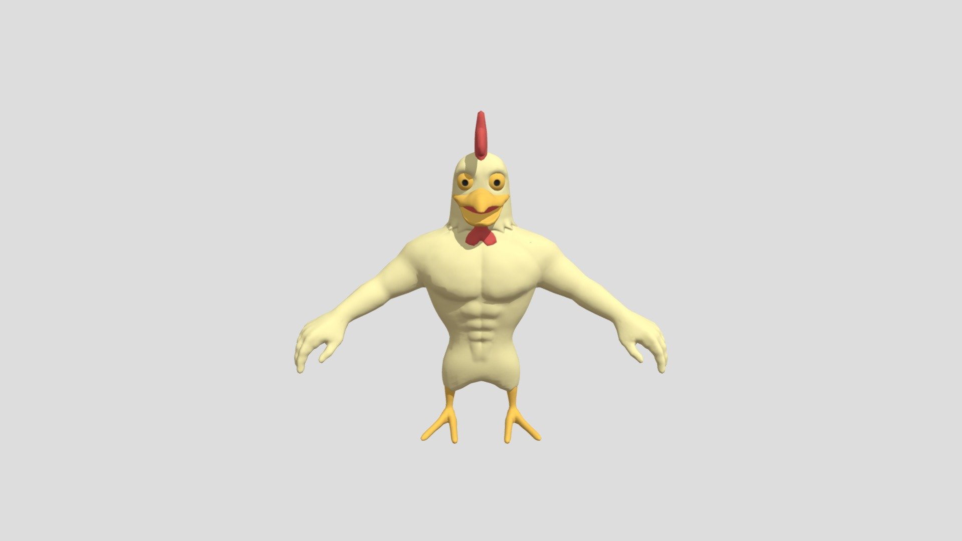 Muscle chicken - 3D model by FranciscoRodriguez [6c7f7c2] - Sketchfab