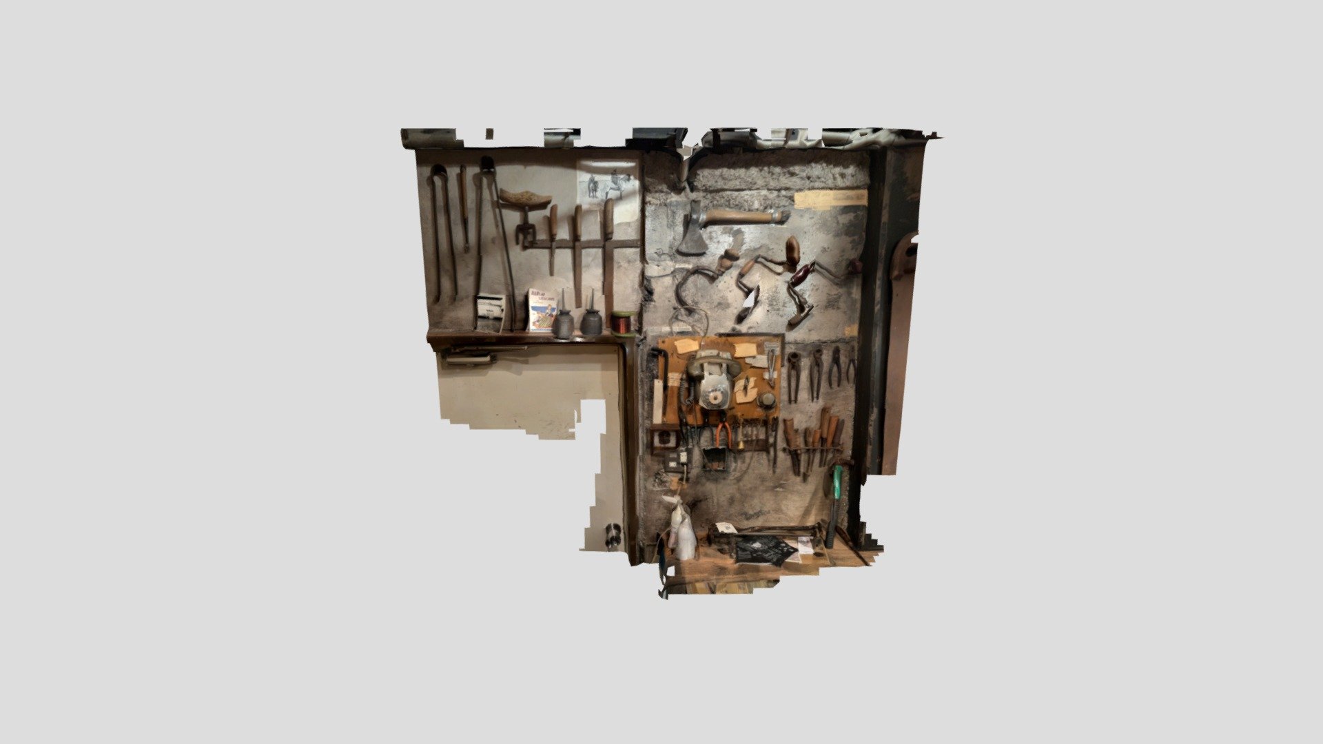 NOGISU 壁 - Download Free 3D model by s.kanehisa [6c7fd6c] - Sketchfab