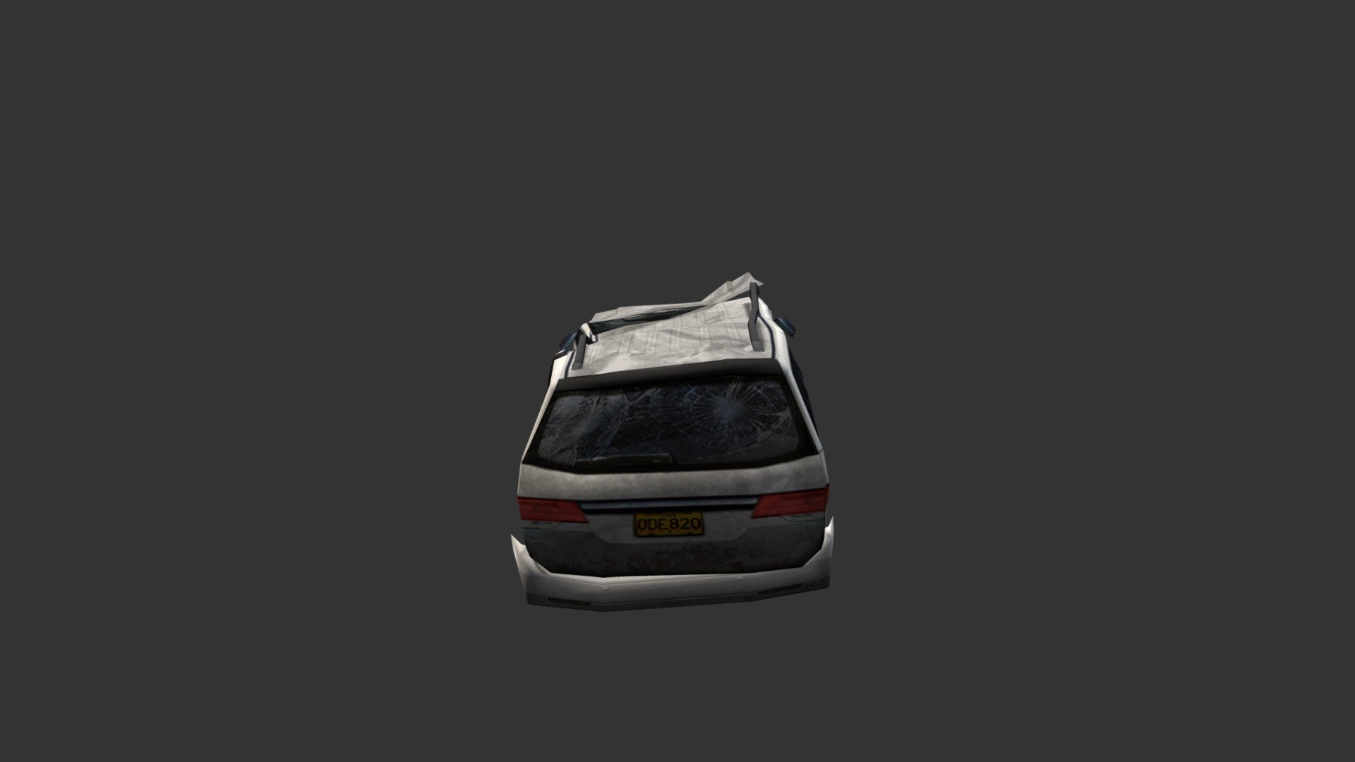 Smashed Van - 3D model by mnagatani [6c7fee5] - Sketchfab
