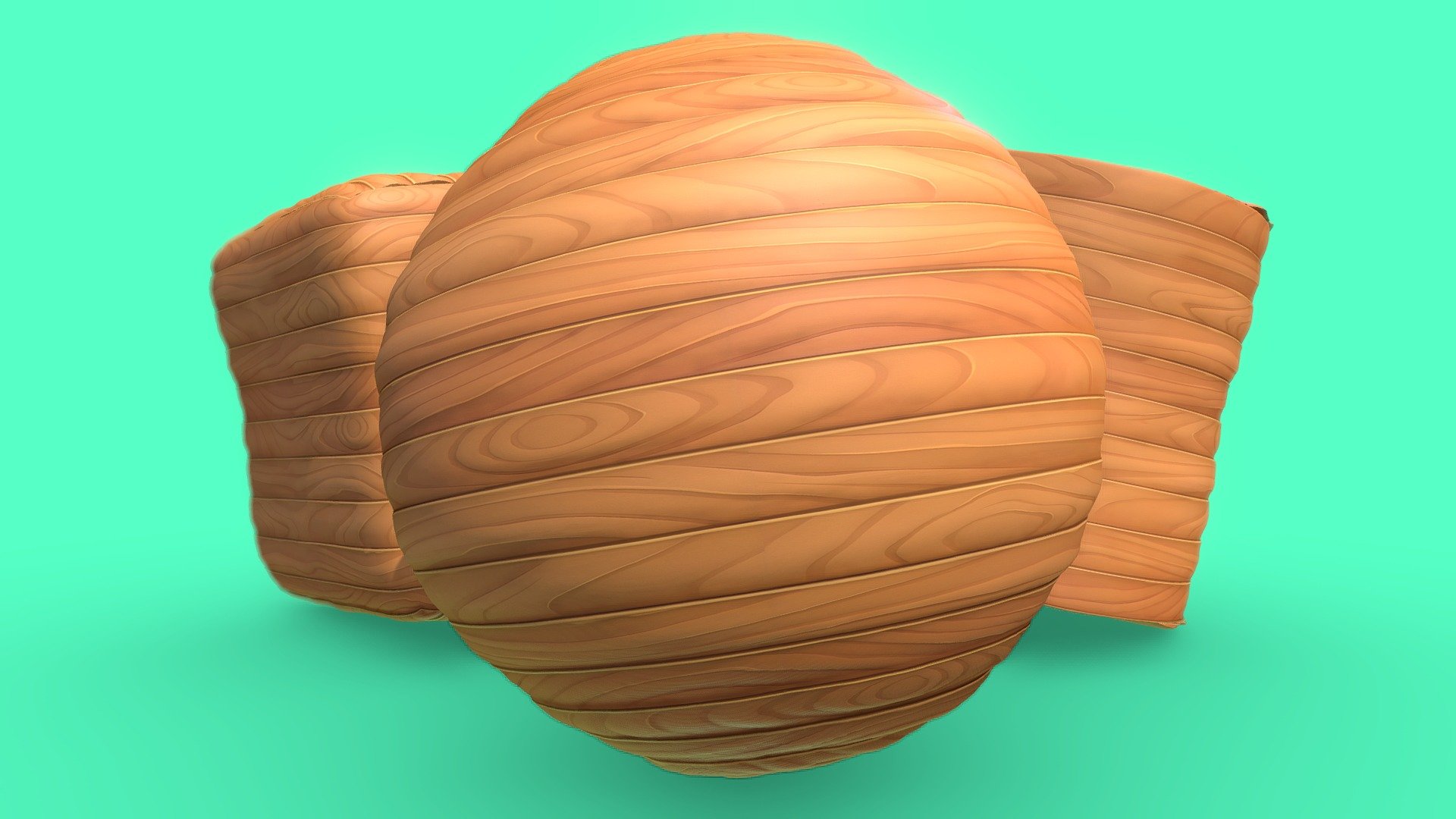 Stylized PBR Texture / Material Wood Planks - Buy Royalty Free 3D model ...