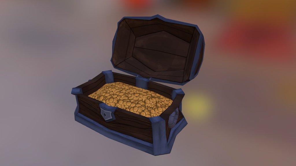 Treasure Chest - 3D model by Jordan Pascal (@JordyPascal) [6c812e4 ...