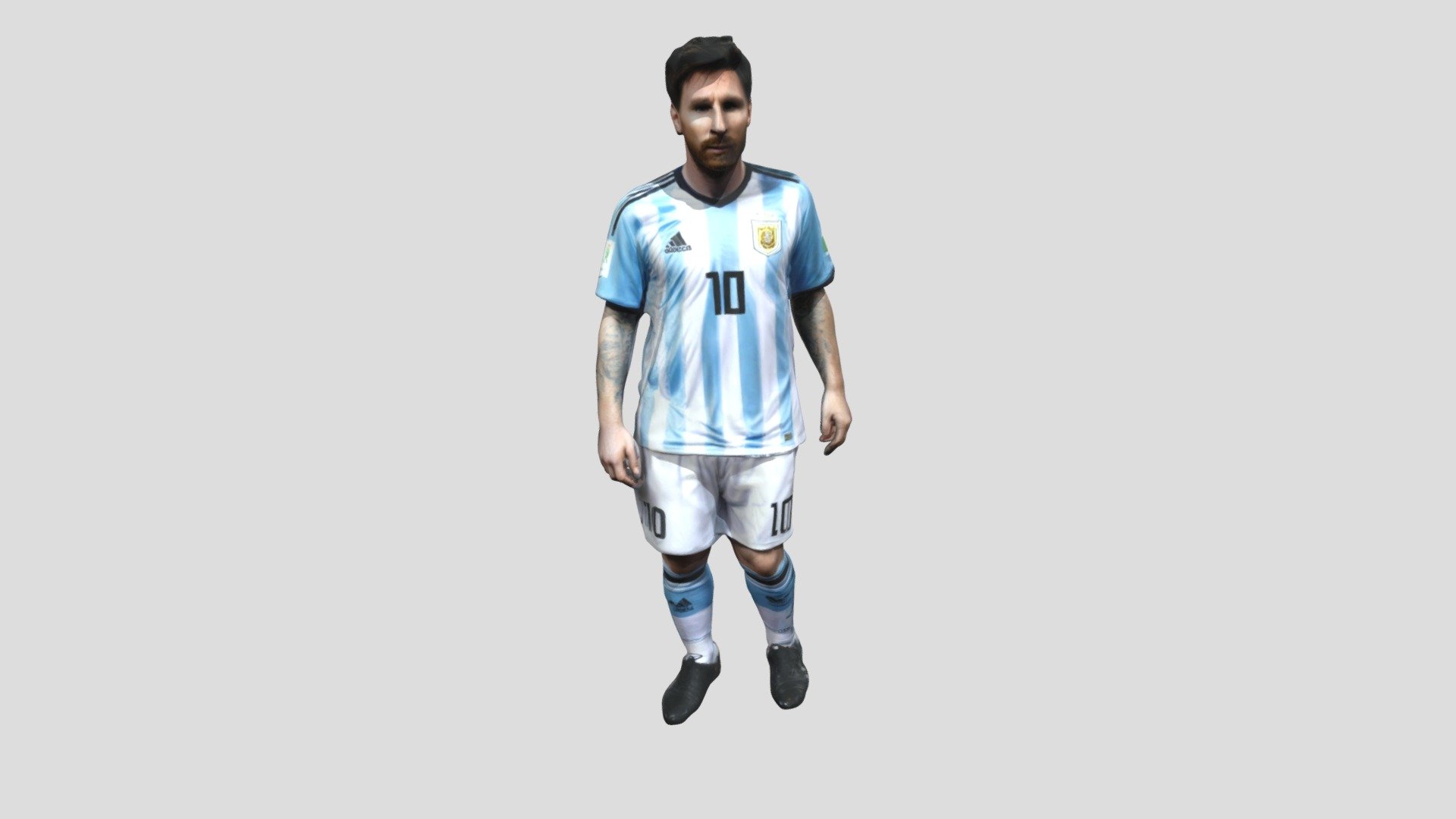 Messi 3D - Download Free 3D model by Muditpro [6c825e7] - Sketchfab