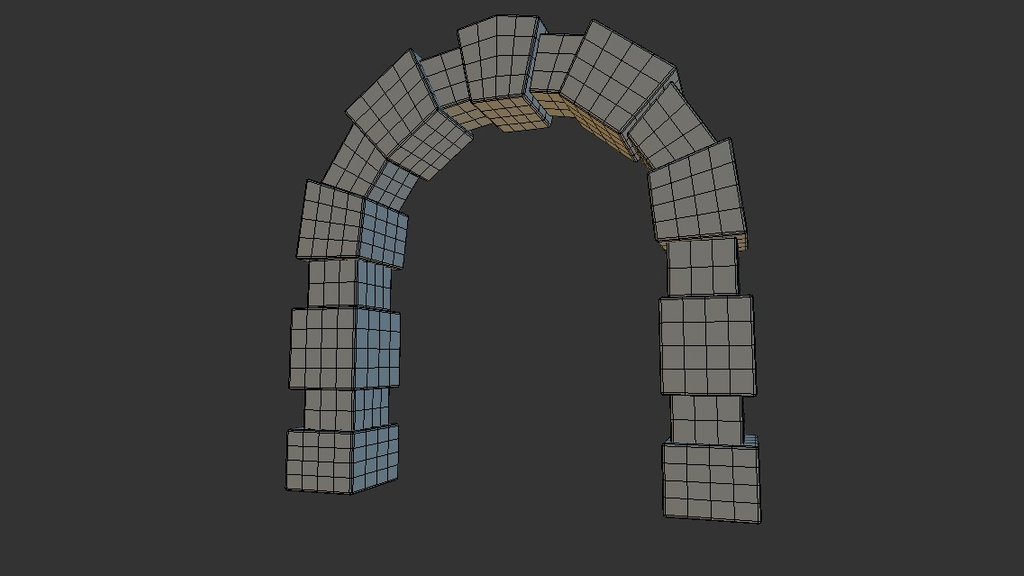Door Arch Subdivided. - Download Free 3D model by Kim Kaurin ...