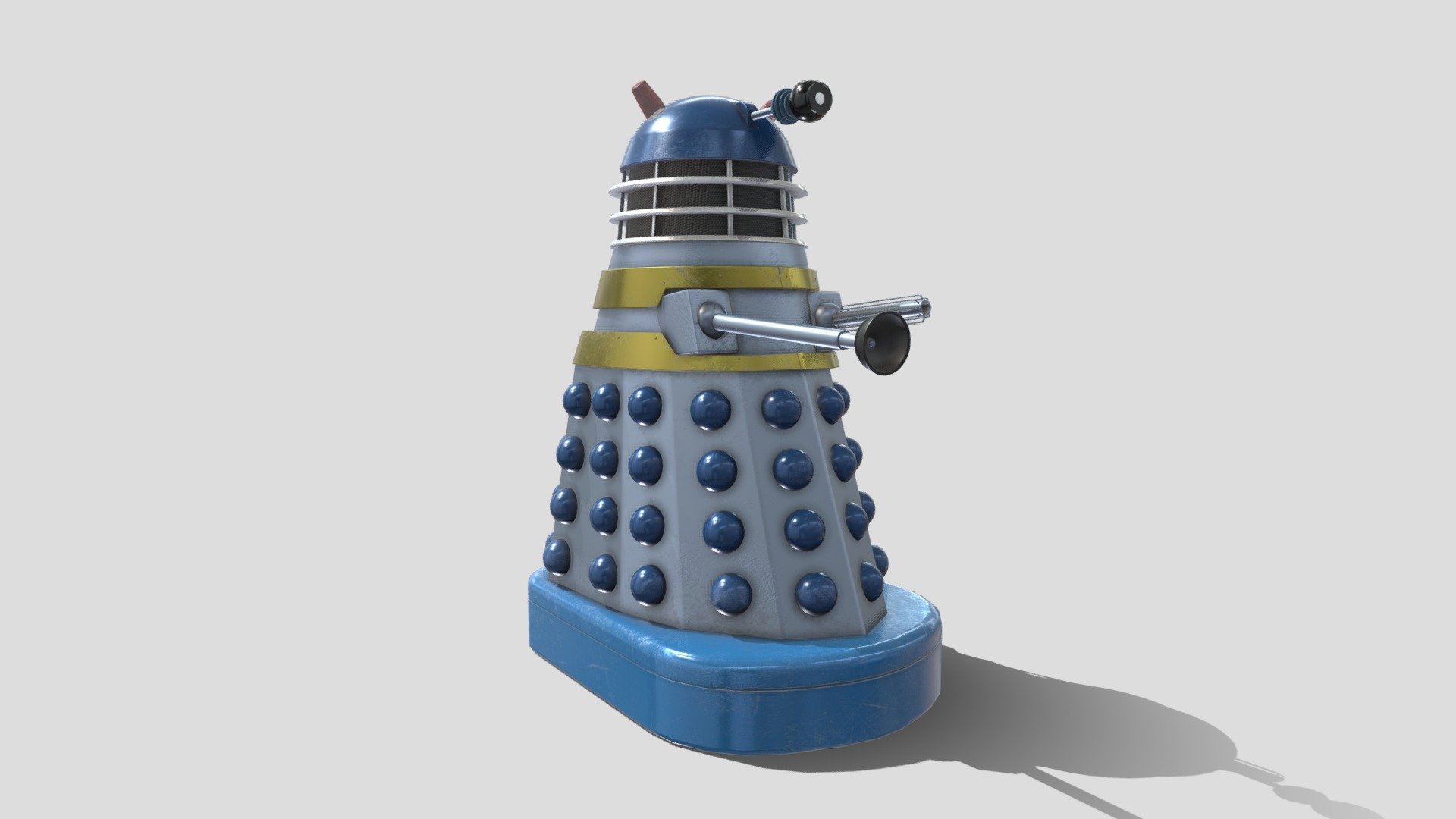 Large base guard Dalek (The Chase- 1965) - 3D model by Conor Norwood ...