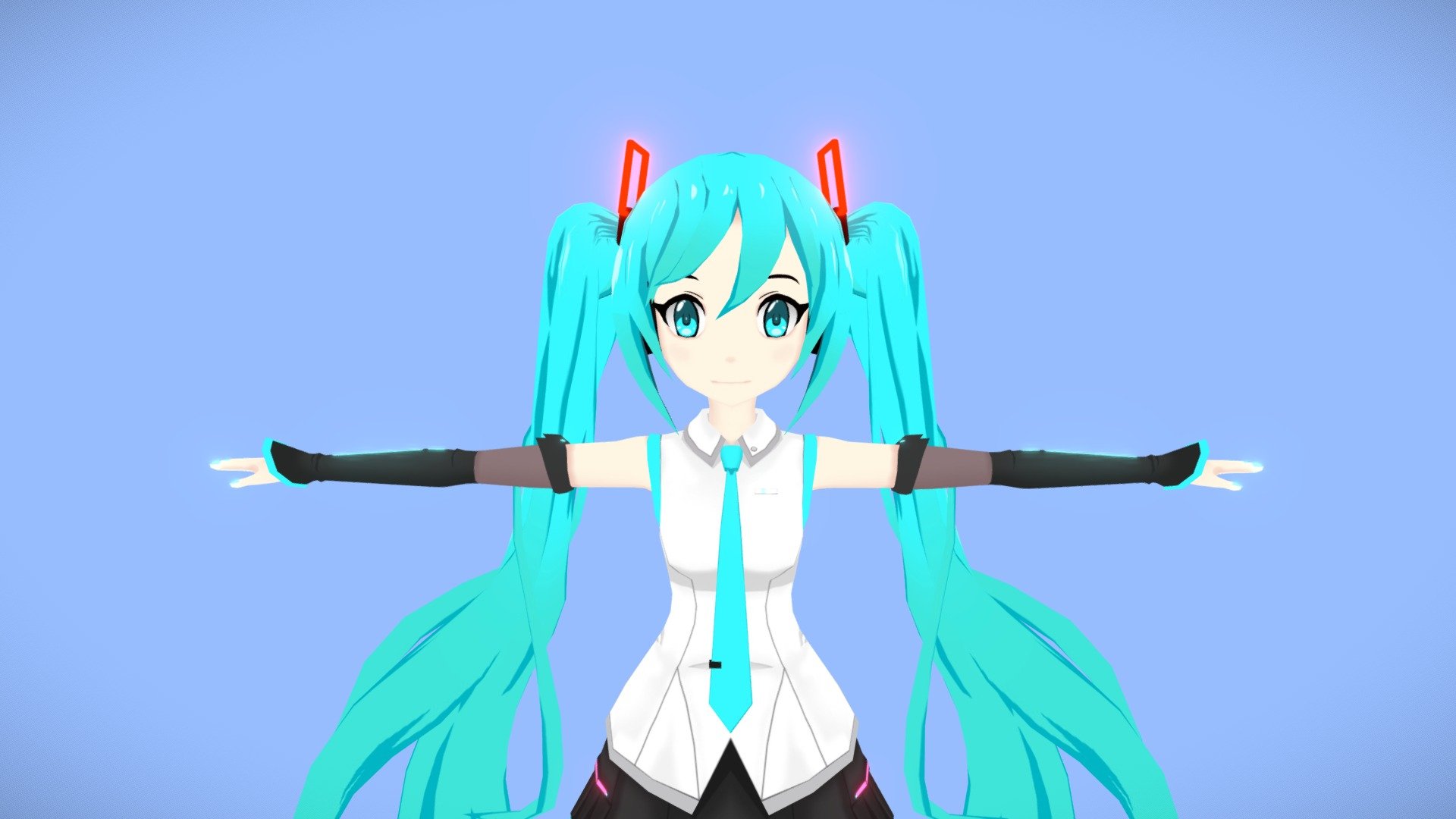 Hatsune Miku - 3D model by kkgod (@kilj12345) [6c82d4d] - Sketchfab