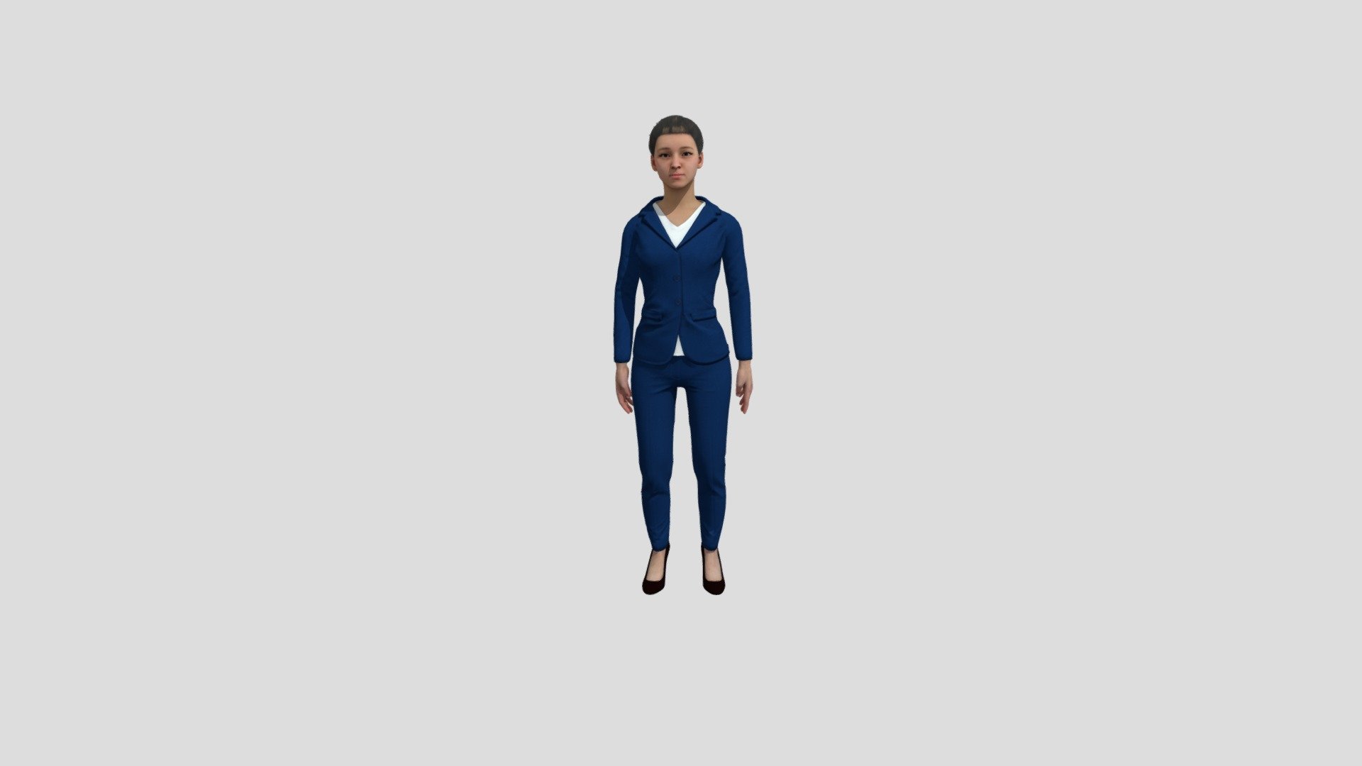 Female Standing Greeting - Download Free 3D model by hoyensze [6c8401d ...