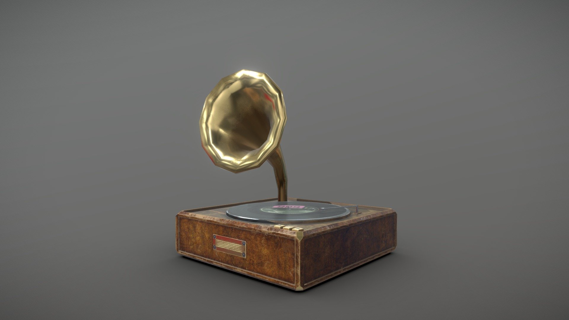 Vinyl Player - 3D model by radioartz (@radioaktivgames.fx) [6c84833 ...