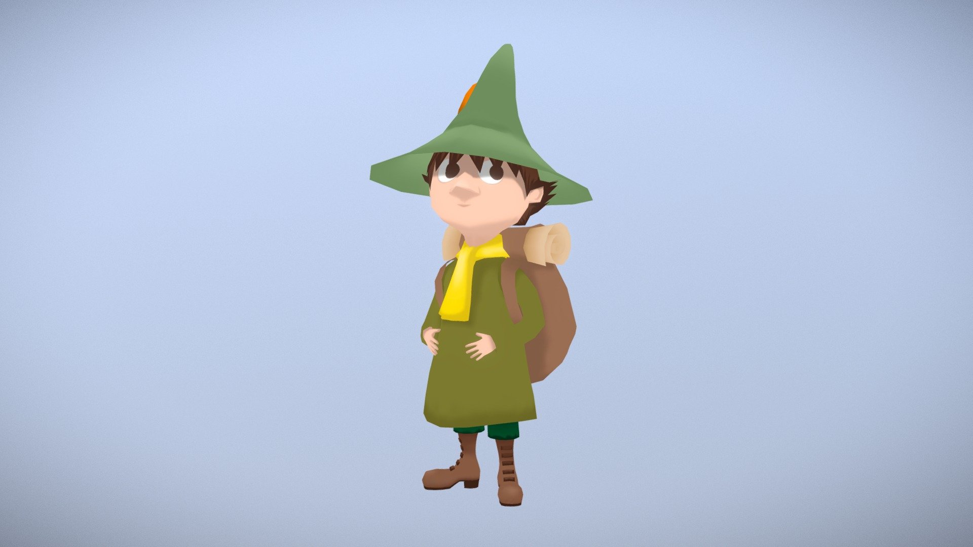 Snufkin - 3D model by Lev (@Lev11) [6c8488a] - Sketchfab