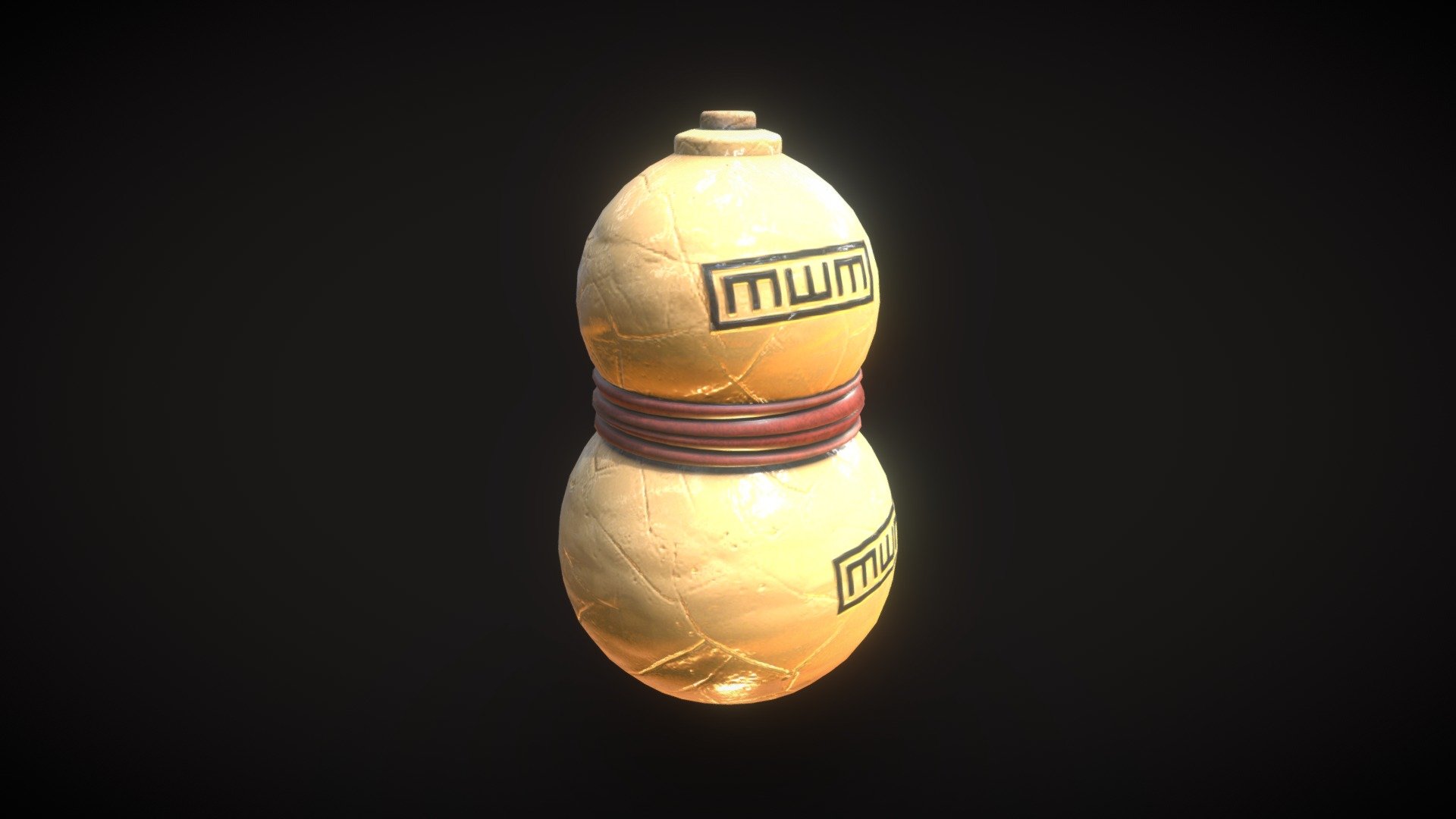 Gaara Gourd - 3D model by R3v_9 (@breanjohn712) [6c85a9c] - Sketchfab