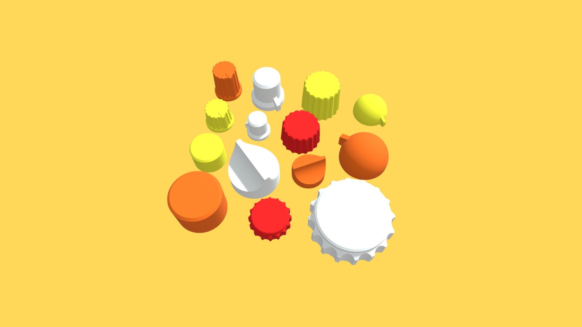 Potknobs - 3D model by justpressprint.no (@justpressprint) [6c87391 ...