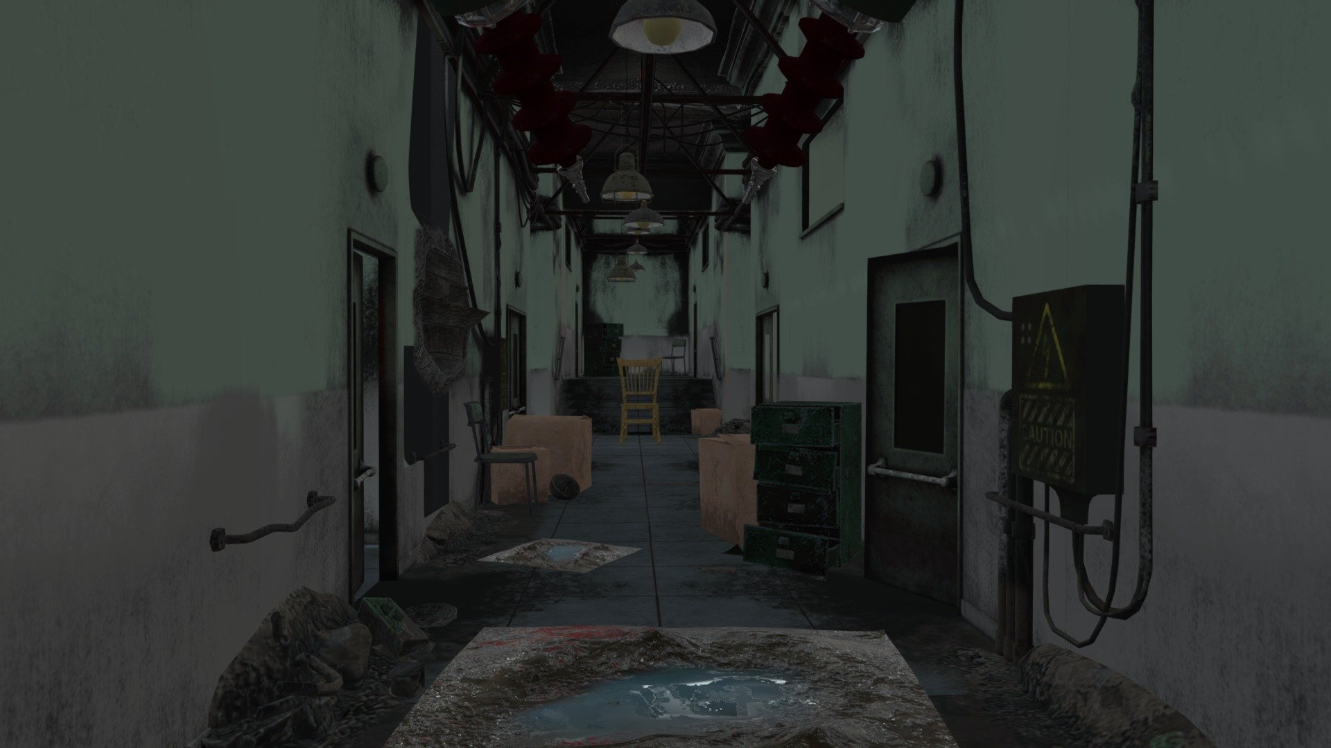 Plushtrap's Corridor (FNaF AR) (Map) - Download Free 3D model by james ...