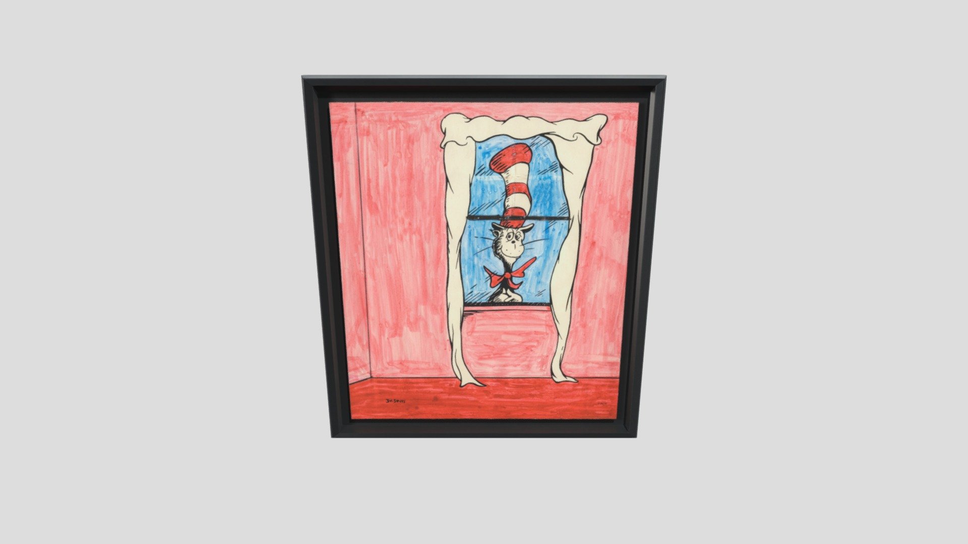 Dr. Seuss - The Cat - 60th Anniversary - 3D model by marcosis [6c88548 ...