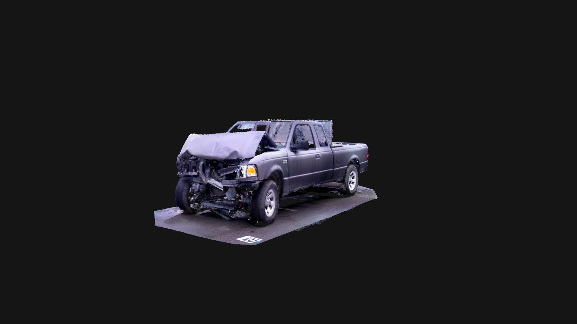 Crashed Truck (Dot3D, DPI-10 Kit, 30% of pts) - Download Free 3D model ...