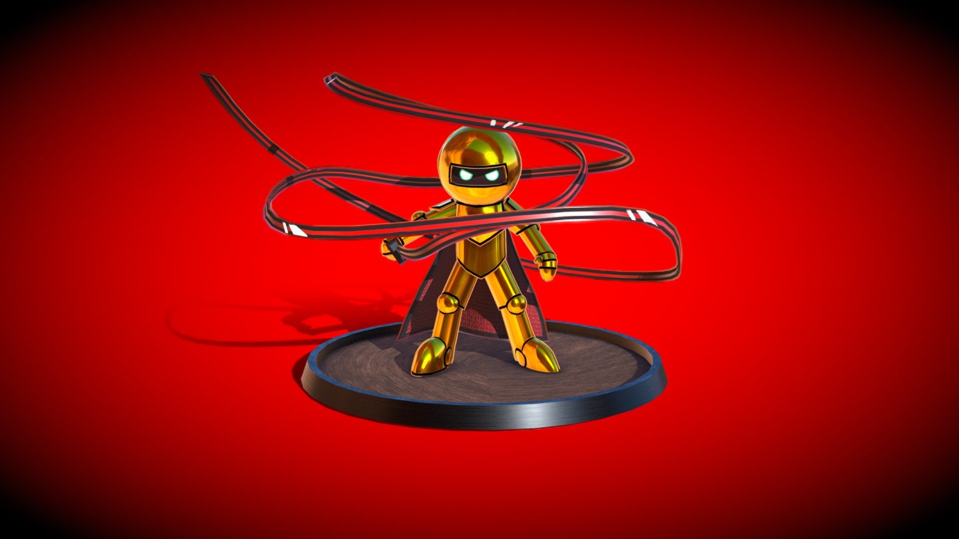Gilded Guy - 3D model by DeAundre.Hodges [6c8b344] - Sketchfab