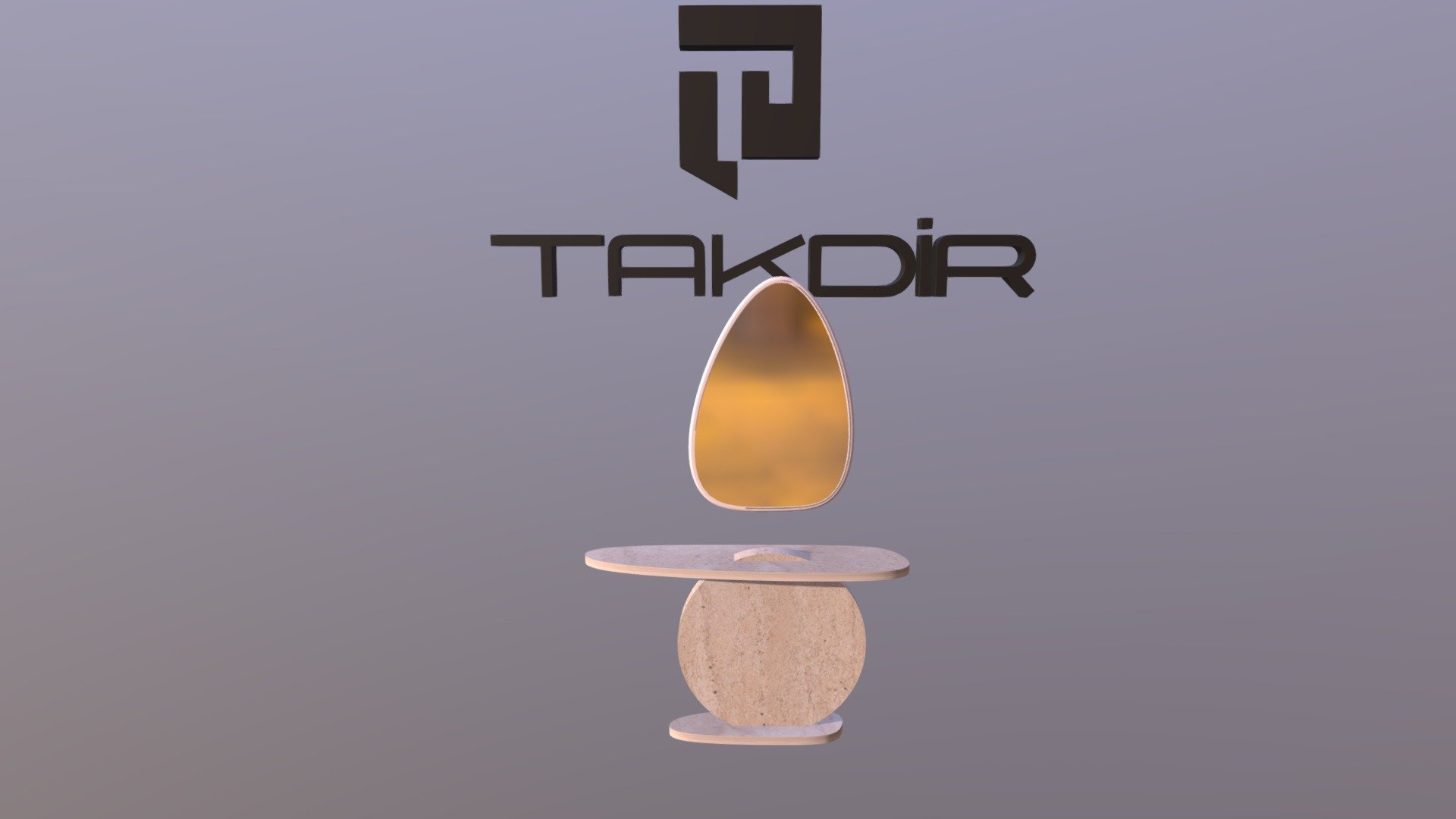 MILANO TRAVERTINE CONOLE TABLE - 3D model by denmehesabs [6c8c336 ...