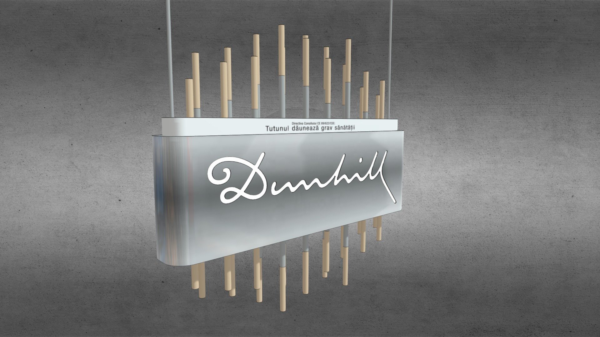 Sigla logo DUNHIL - Download Free 3D model by Naidar - InoxArt ...