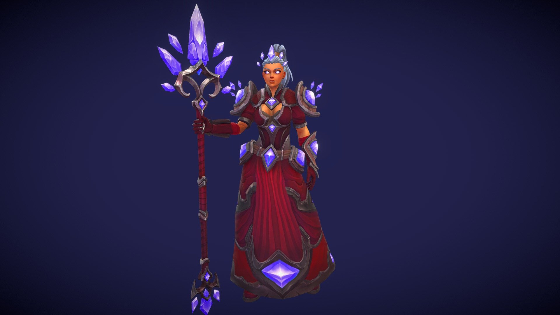 Stylized Human Female Mage (Outfit) - 3D model by N-hance Studio ...