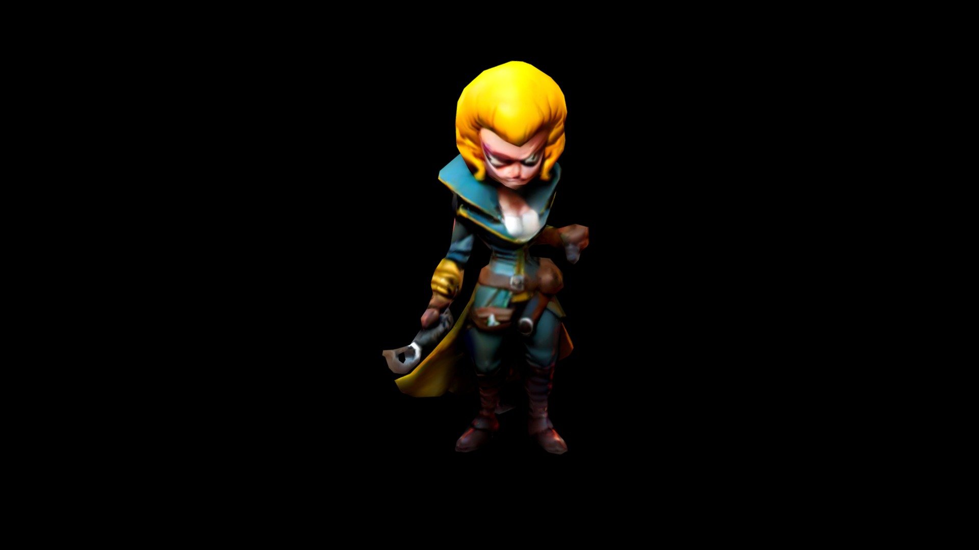 "Funky Animated Character Poster" Cartoon Illust - Download Free 3D ...
