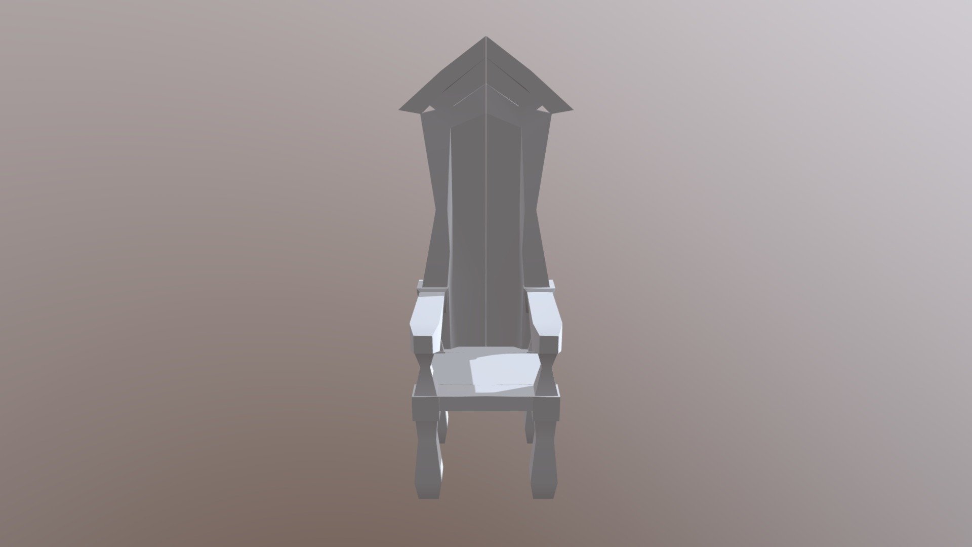 Chair - First ever model - 3D model by Lykosi [6c9254e] - Sketchfab