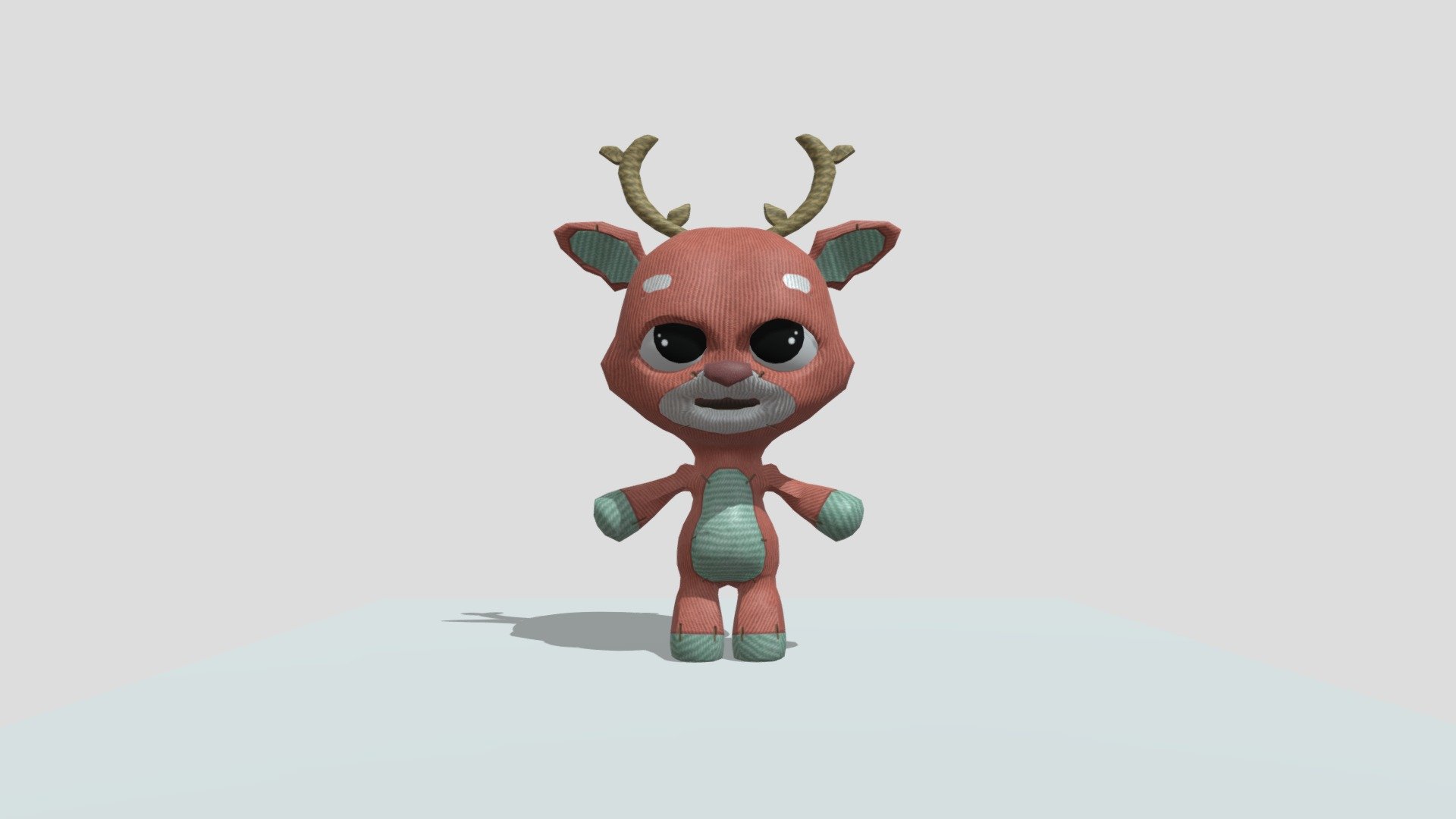 Happy Reindeer Animation - Download Free 3D model by tori1243 [6c9298f ...