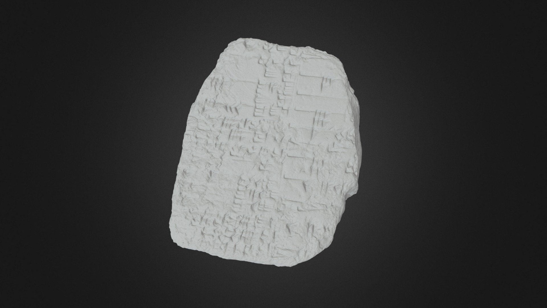 Clay tablet, circa 2500 BCE - Download Free 3D model by Ohio University ...