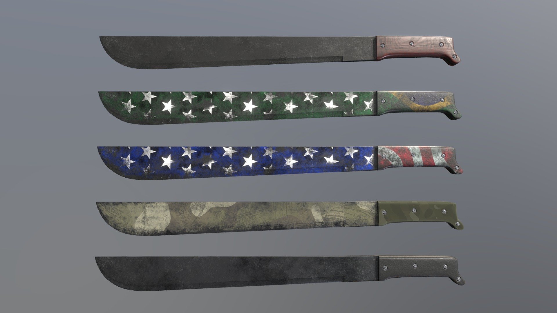 Machete - Download Free 3D model by Pedro Belthori (@pedrobelthori ...