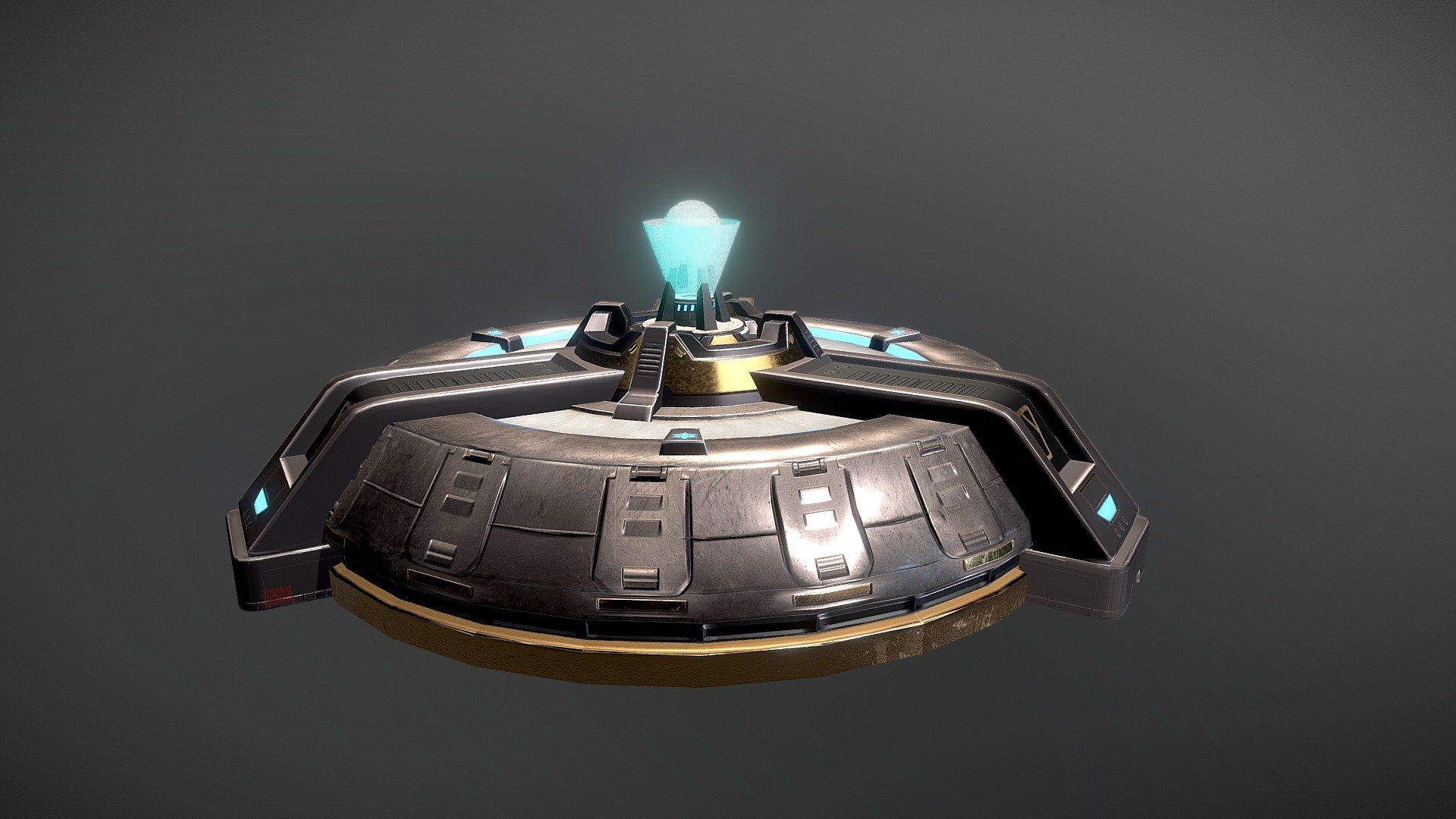 Sci-fi Platform - 3D model by maiziedesmarais [6c931e3] - Sketchfab