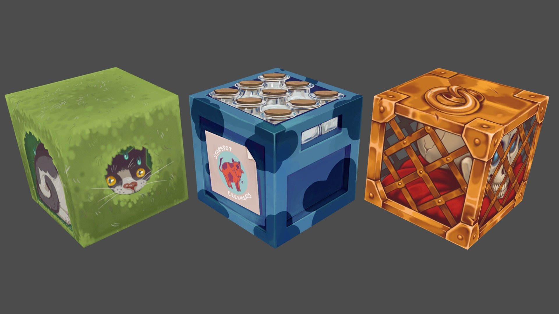 Week One: CGMA - Creating Stylized Game Assets - 3D model by Cassidy ...