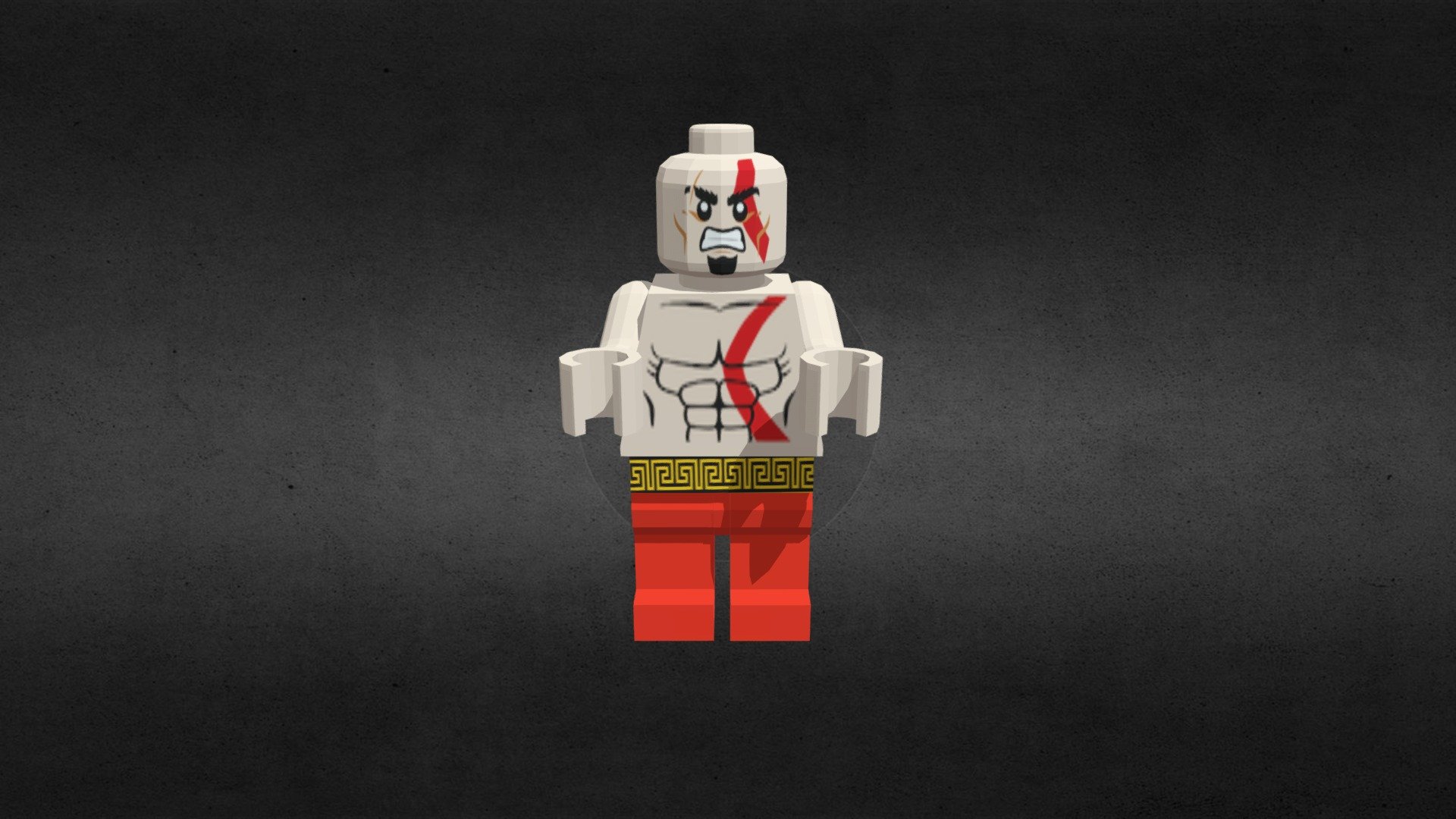 Lego Kratos - Download Free 3D model by ferdinando (@fernandoasfilho74 ...