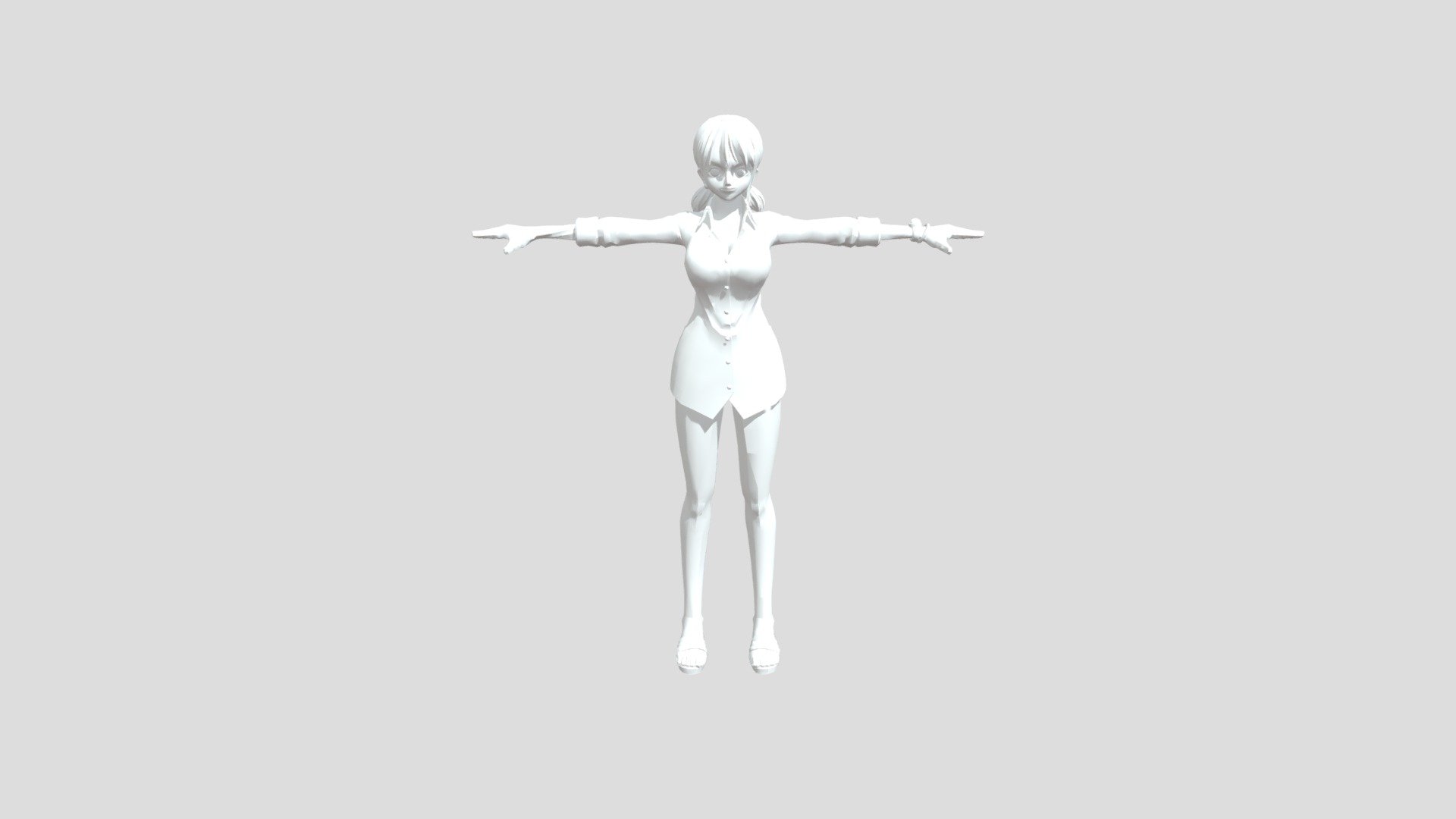 nami L shirt - Download Free 3D model by tanachat0880 [6c98634] - Sketchfab