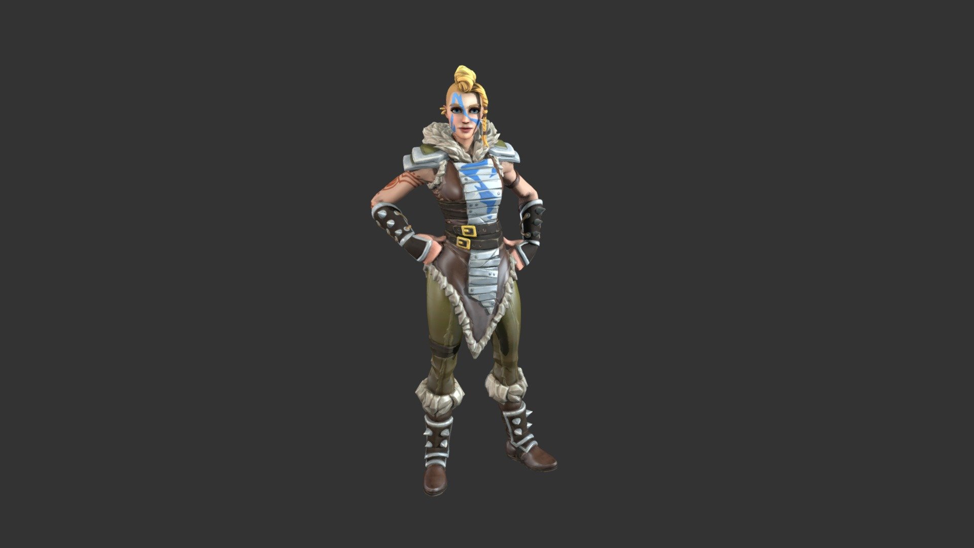 Huntress Outfit - 3D model by Fortnite Skins (@fortniteskins) [6c98e26 ...