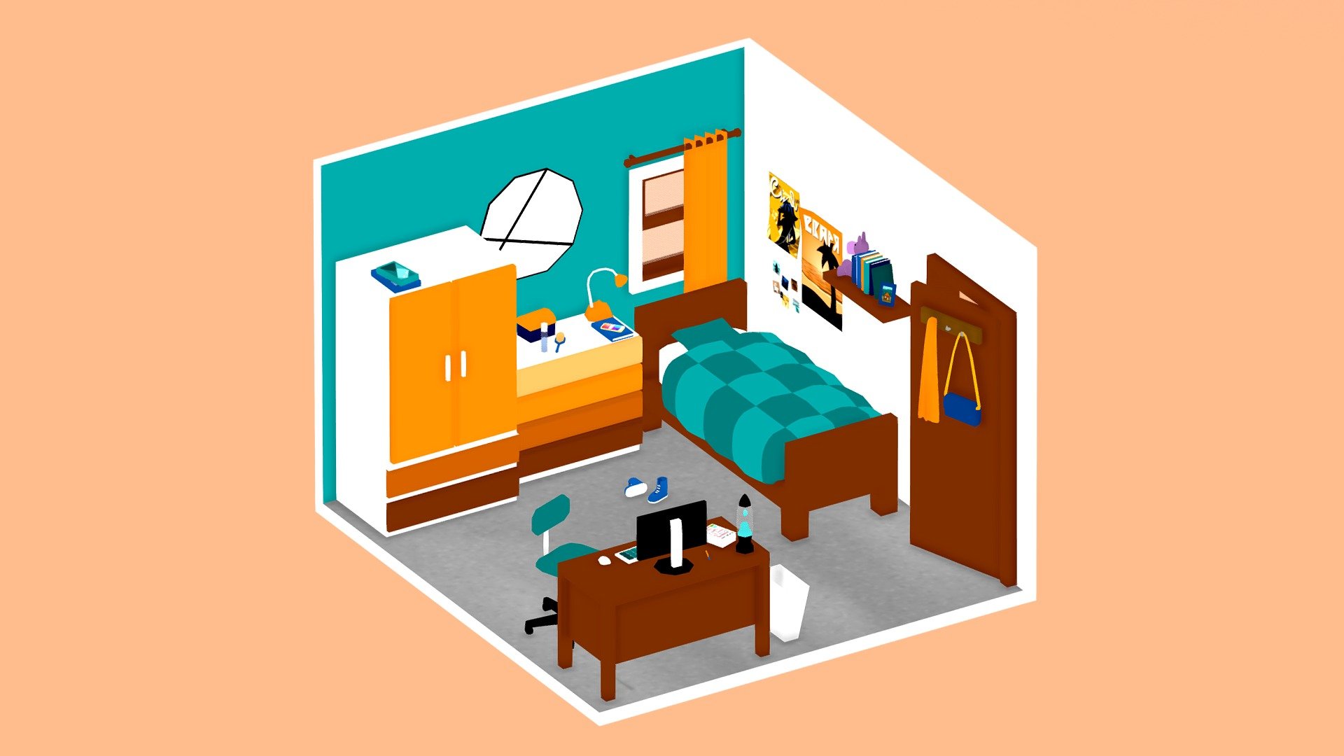 Clean Room For Summer - Download Free 3D model by Mavriarch [6c995e4 ...