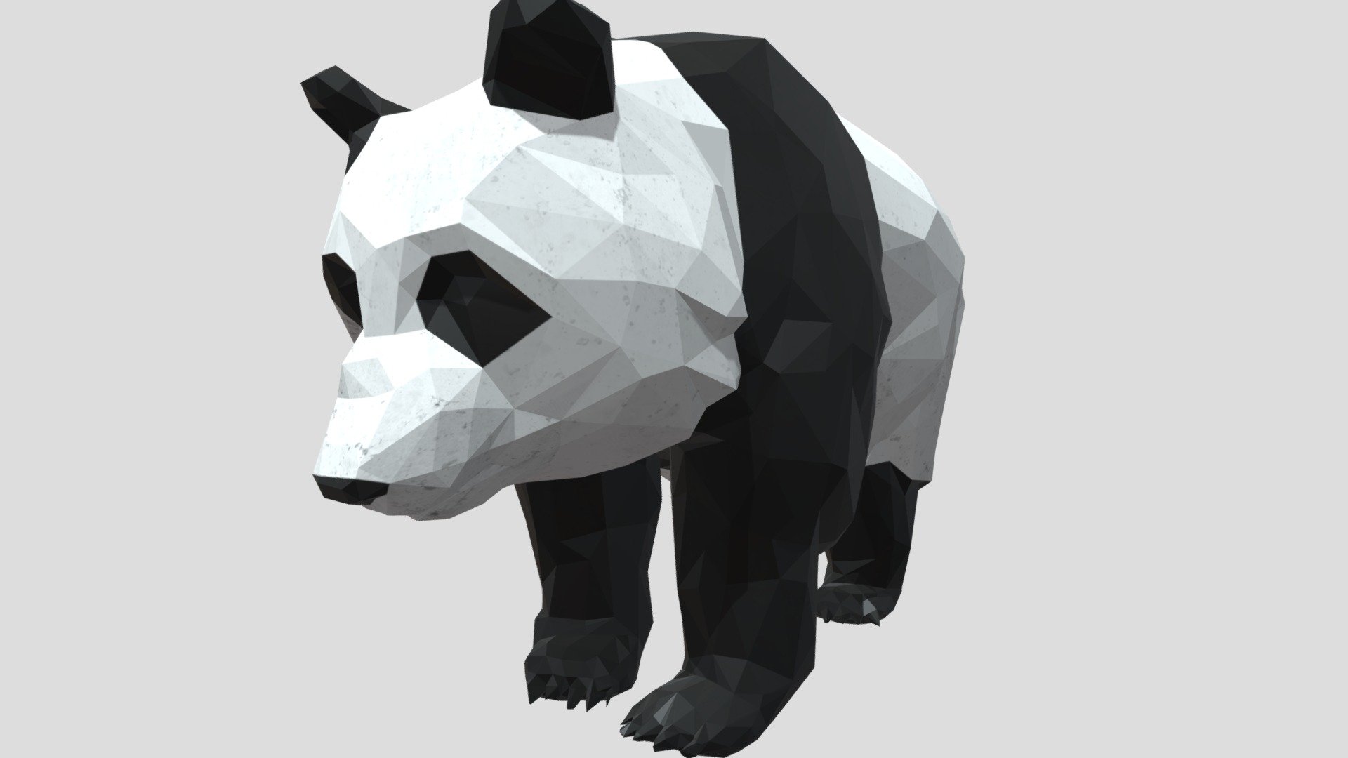 Panda - Low Poly - Download Free 3D model by rayleighsyafiq [6c99776 ...