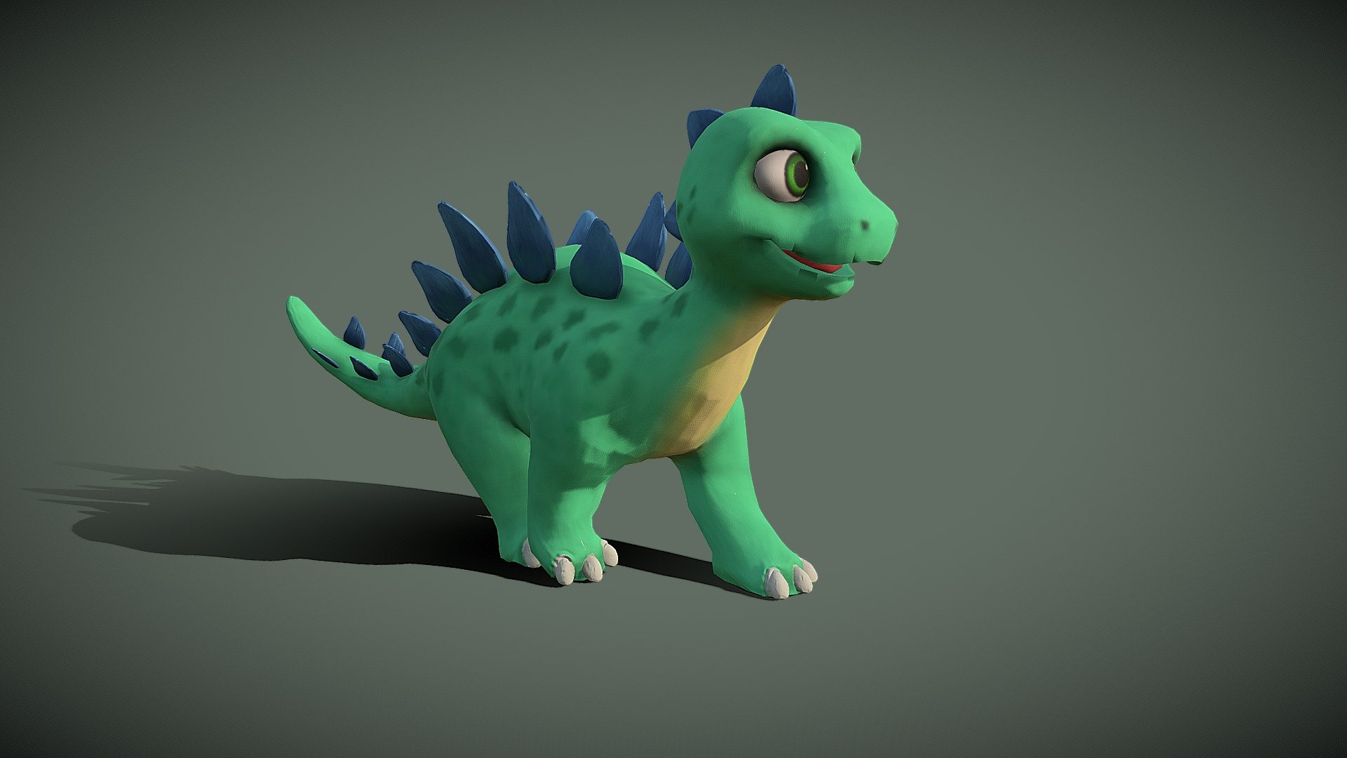 Cartoon stego - Buy Royalty Free 3D model by 3DAnvil [6c9a5b1 ...