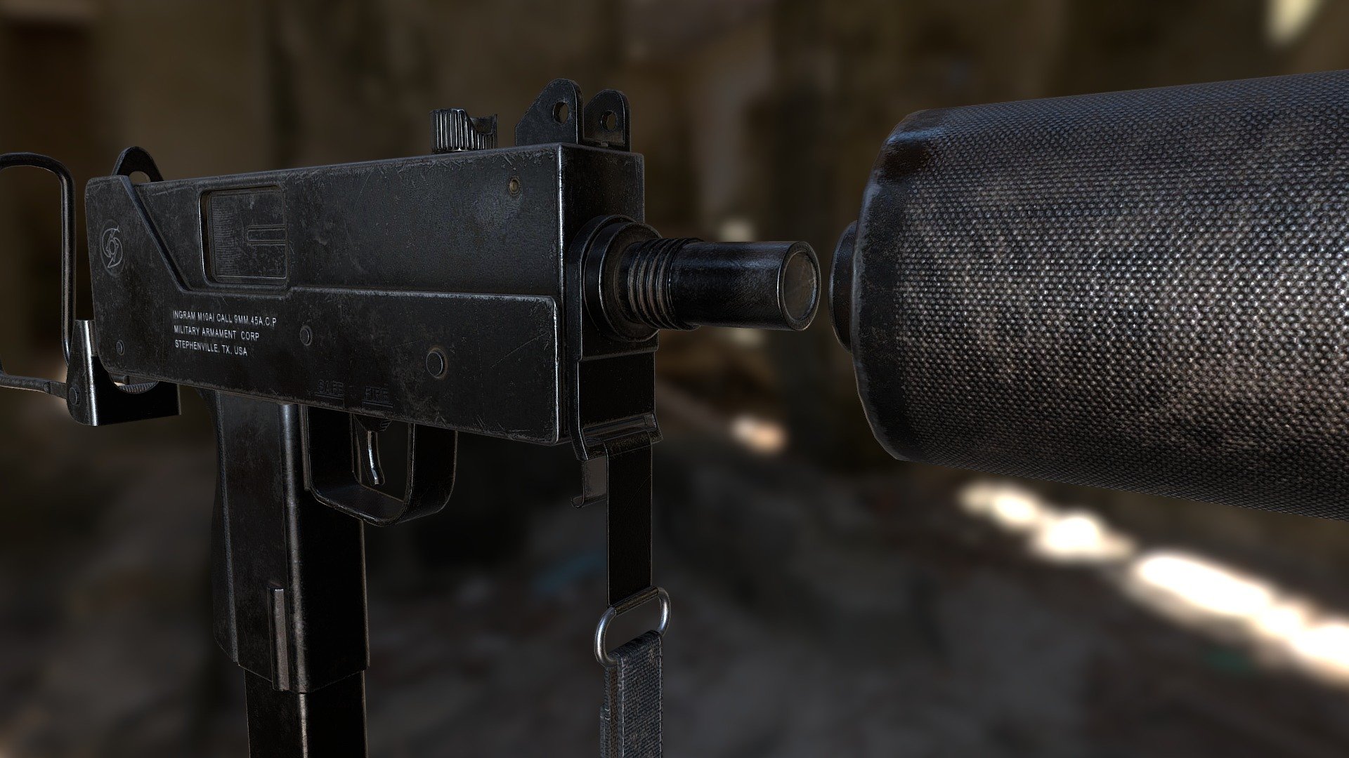 MAC10 - 3D model by isoborova88 [6c9b041] - Sketchfab